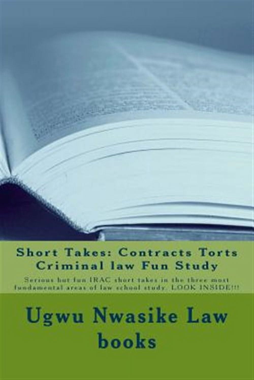 Short Takes : Contracts Torts Criminal Law Fun Study: Serious but Fun ...