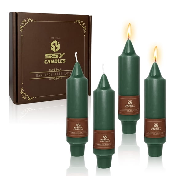 Short Taper Candle Candle Sticks, 5 Inch Mini Pillar Candles Small ...
