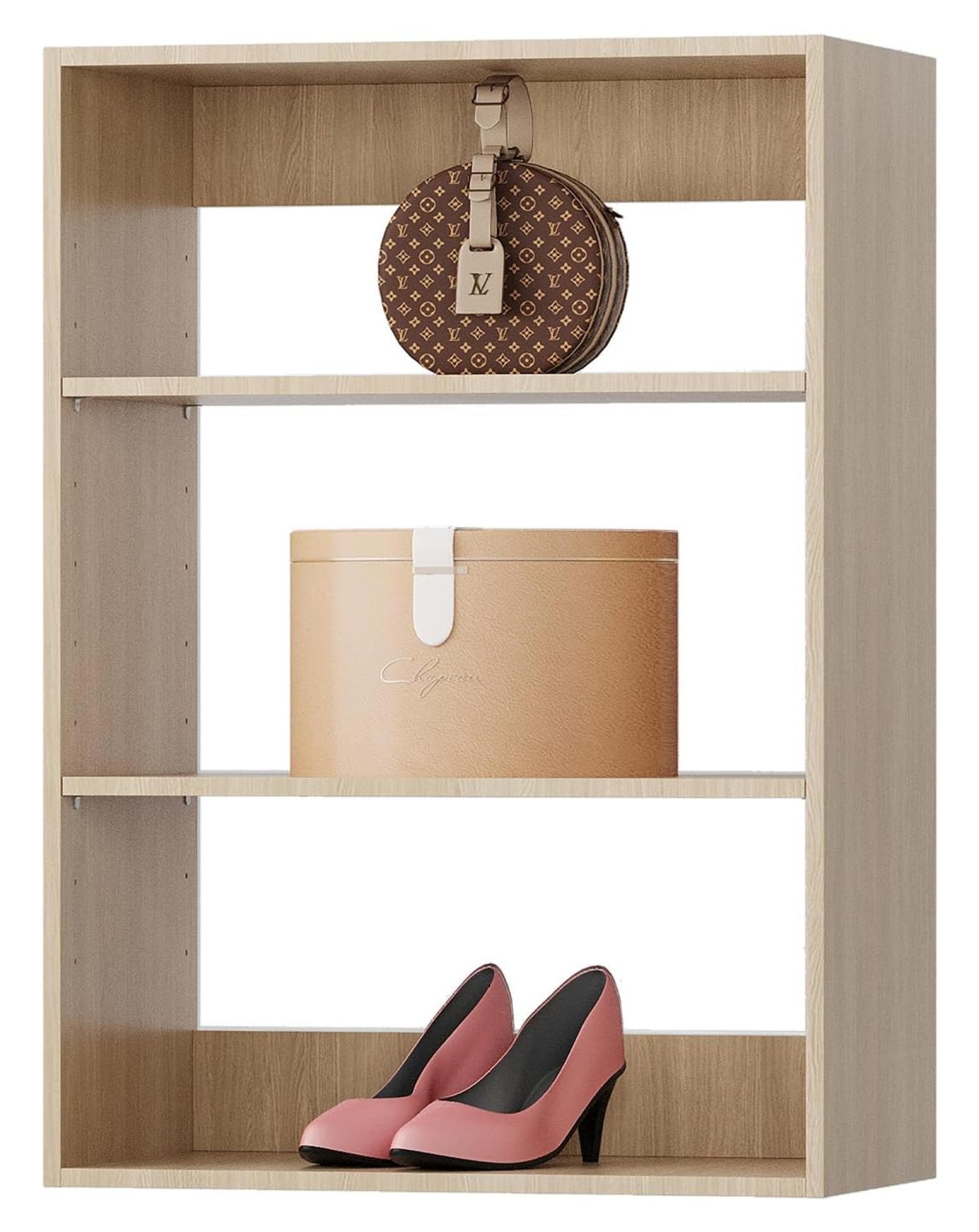 Short Tower Closet Unit, Modular Closet System, Wood Closet System ...