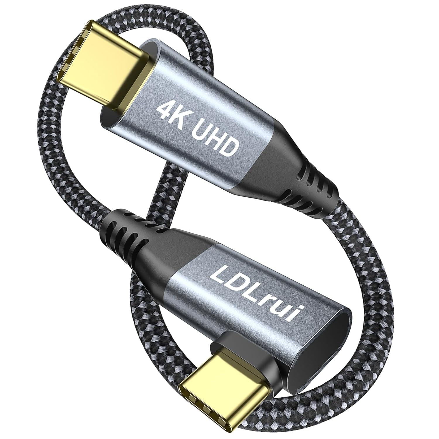 Short USB-C Right Angle Cable - 1FT, USB-C 3.2 Gen 2x2, 20Gbps Data ...