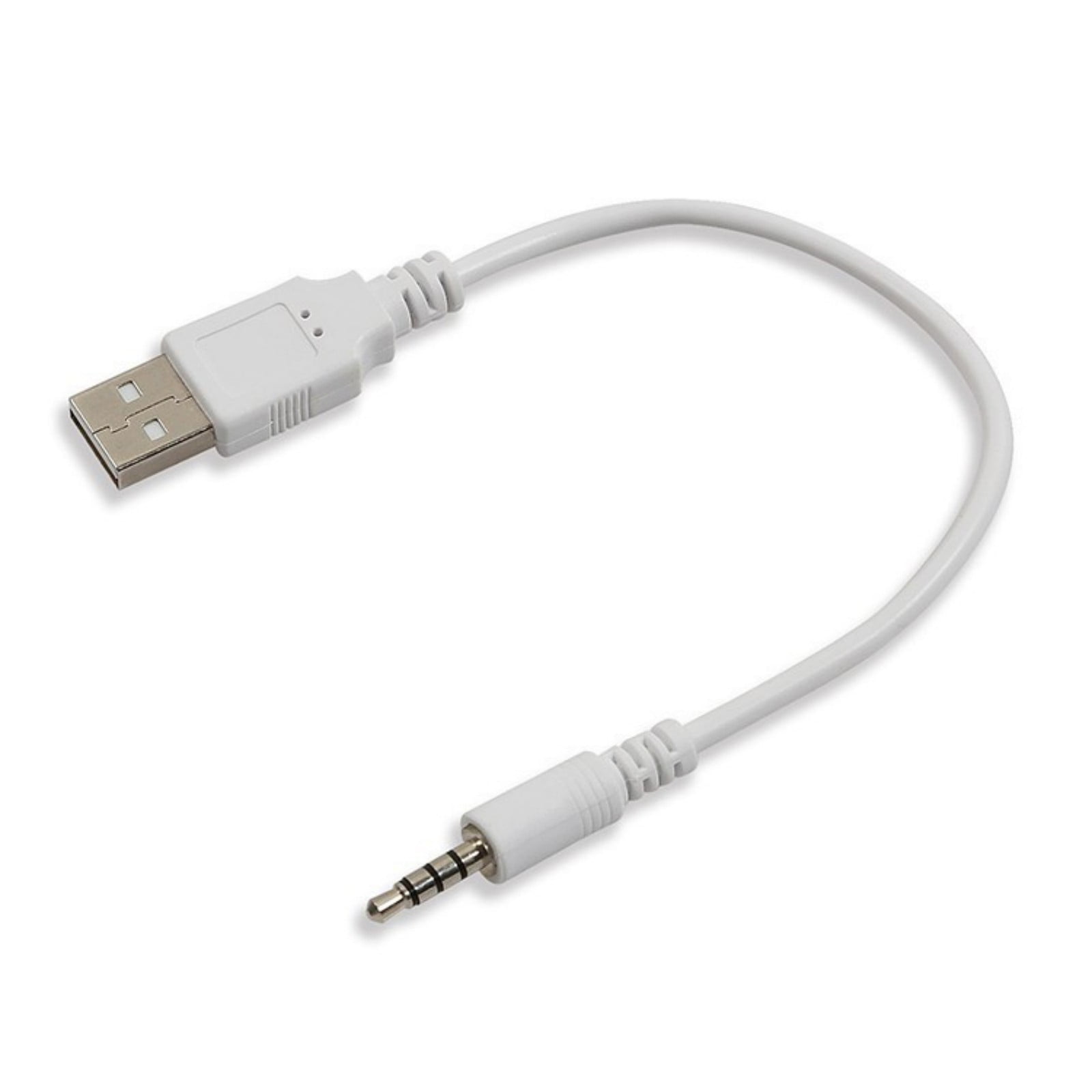 Short USB To 3.5mm Stereo Cable With Double Charging Auditory Function ...