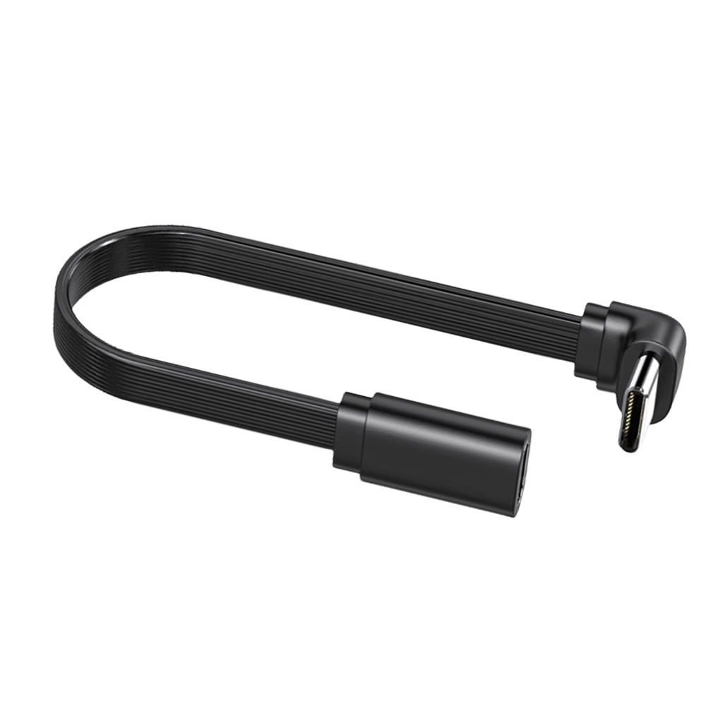Short USB Type C Extension Cable 90 Degree Bend/Straight Head 480Gbps ...