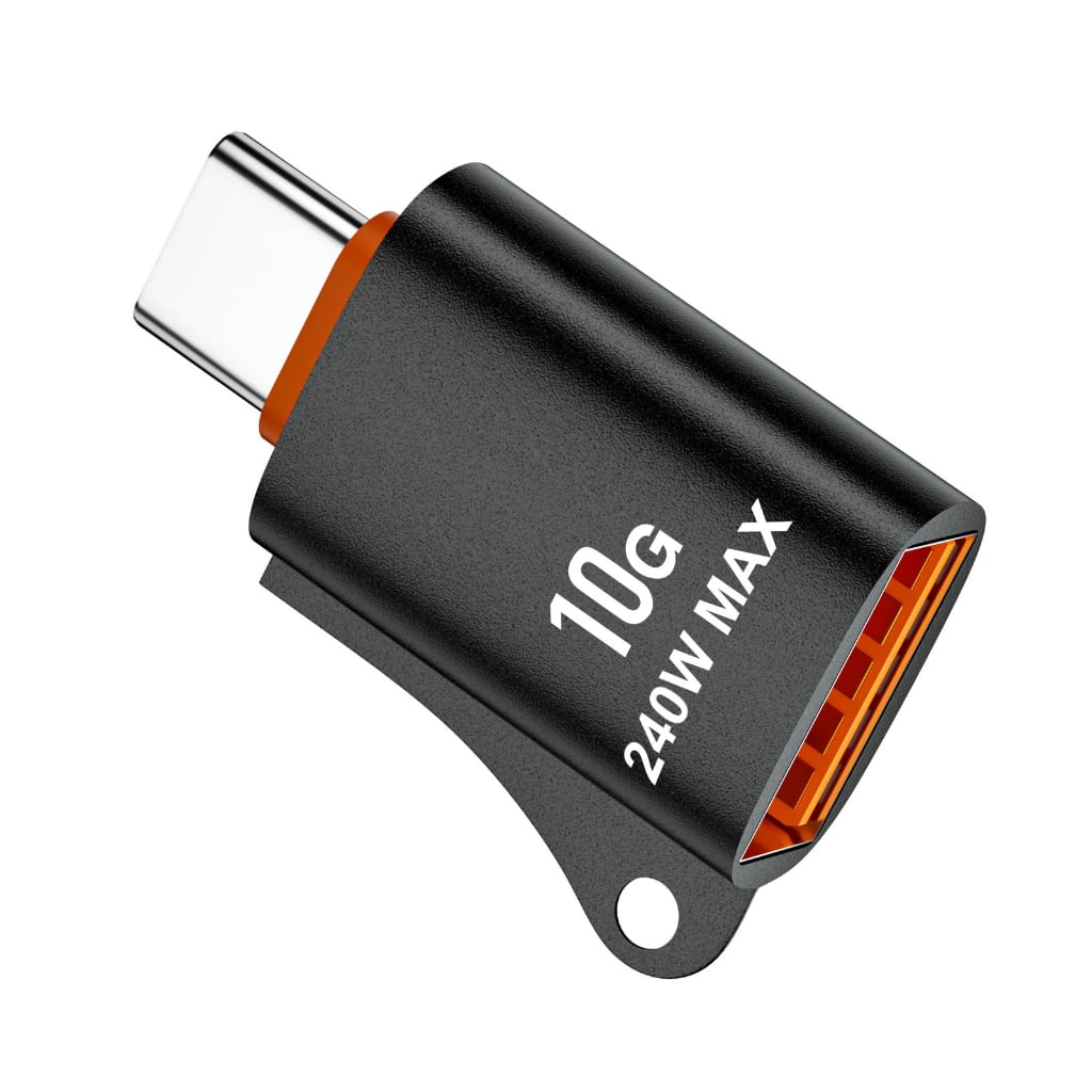 Short USB Type C Male Device to USB 3.0 Female Adapter Connectors OTG ...