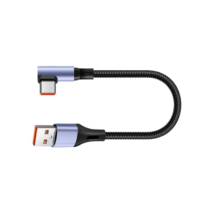 Short USB to Type C Charging Cable 6A Rapid Power Delivery Wire Line 15 ...