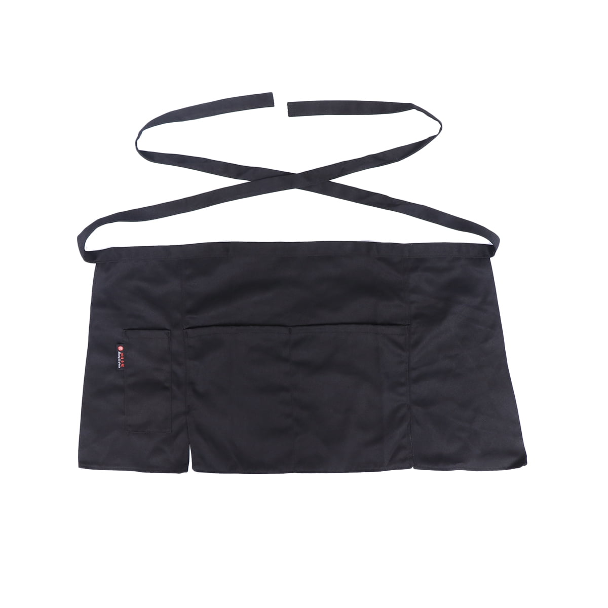 Short Waist Kitchen Apron Half Waist Bib Maid Costume with Pocket ...