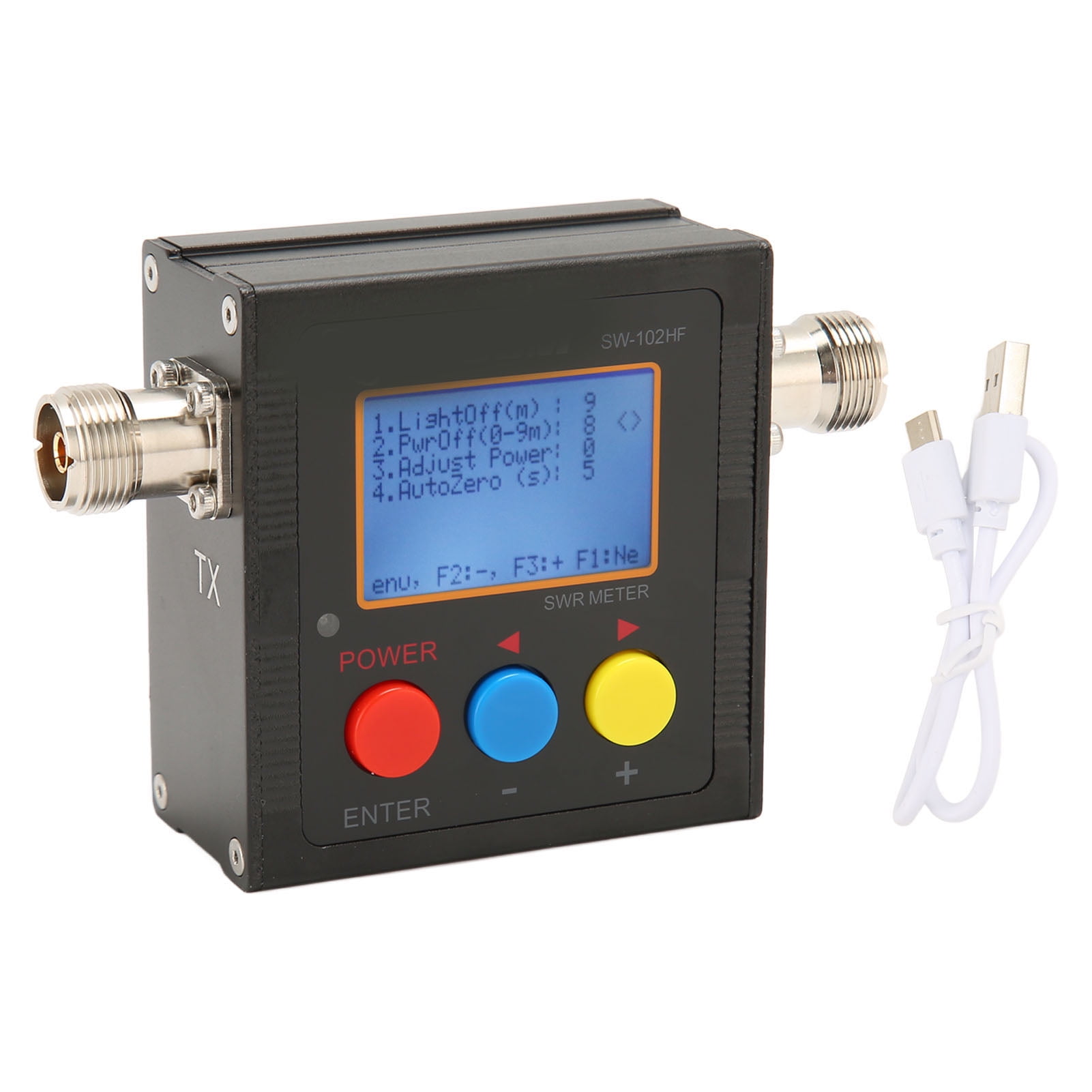 Short Wave SWR Meter with Backlit LCD Display HF 1.5?70MHz 120W Digital ... Short Wave SWR Meter with Backlit LCD Display HF 1.5?70MHz 120W Digital ...