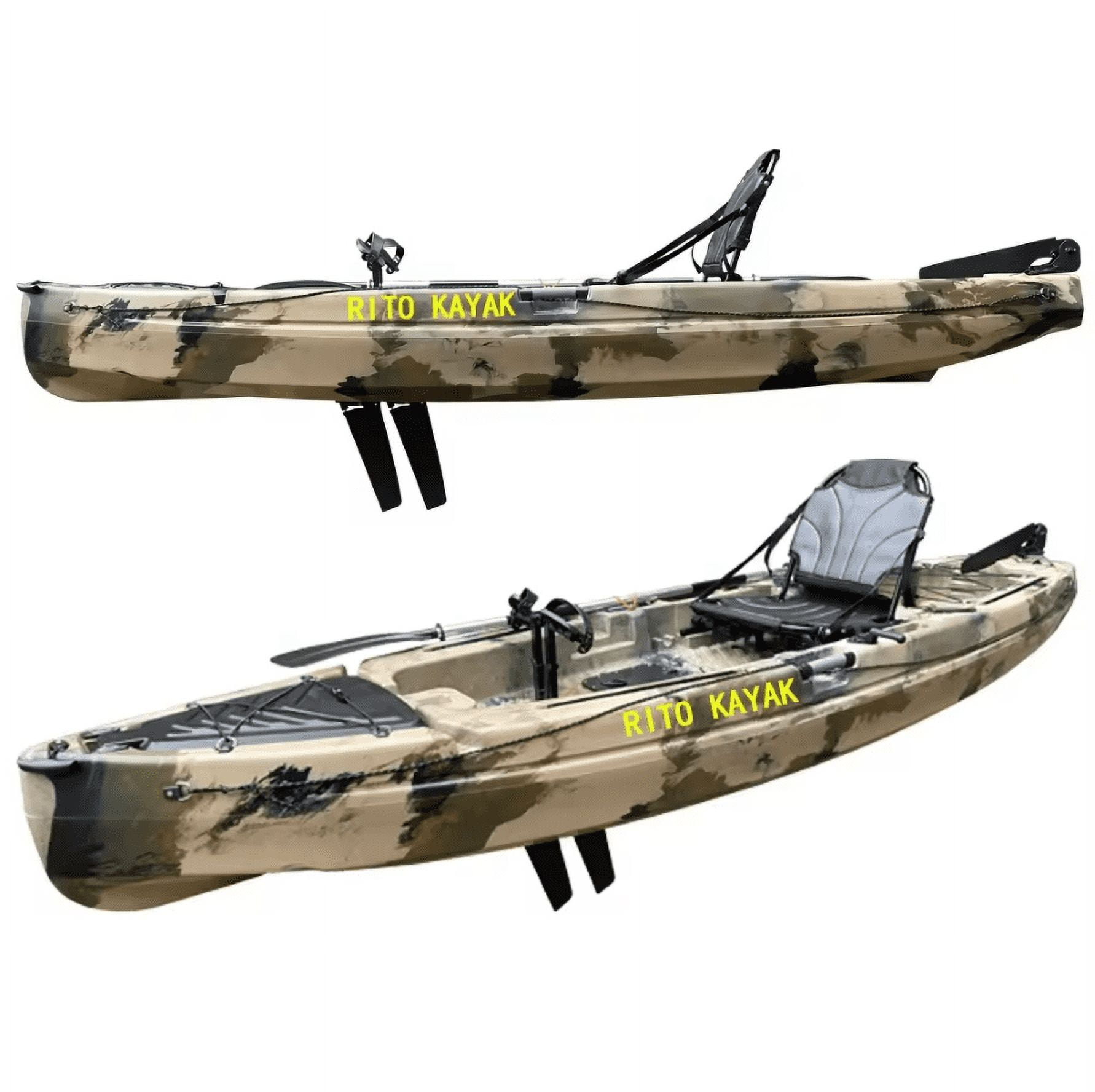 Short Wide Pedal Kayak Knight 323x86x41 &Fish Finder Hole &Aluminum ...