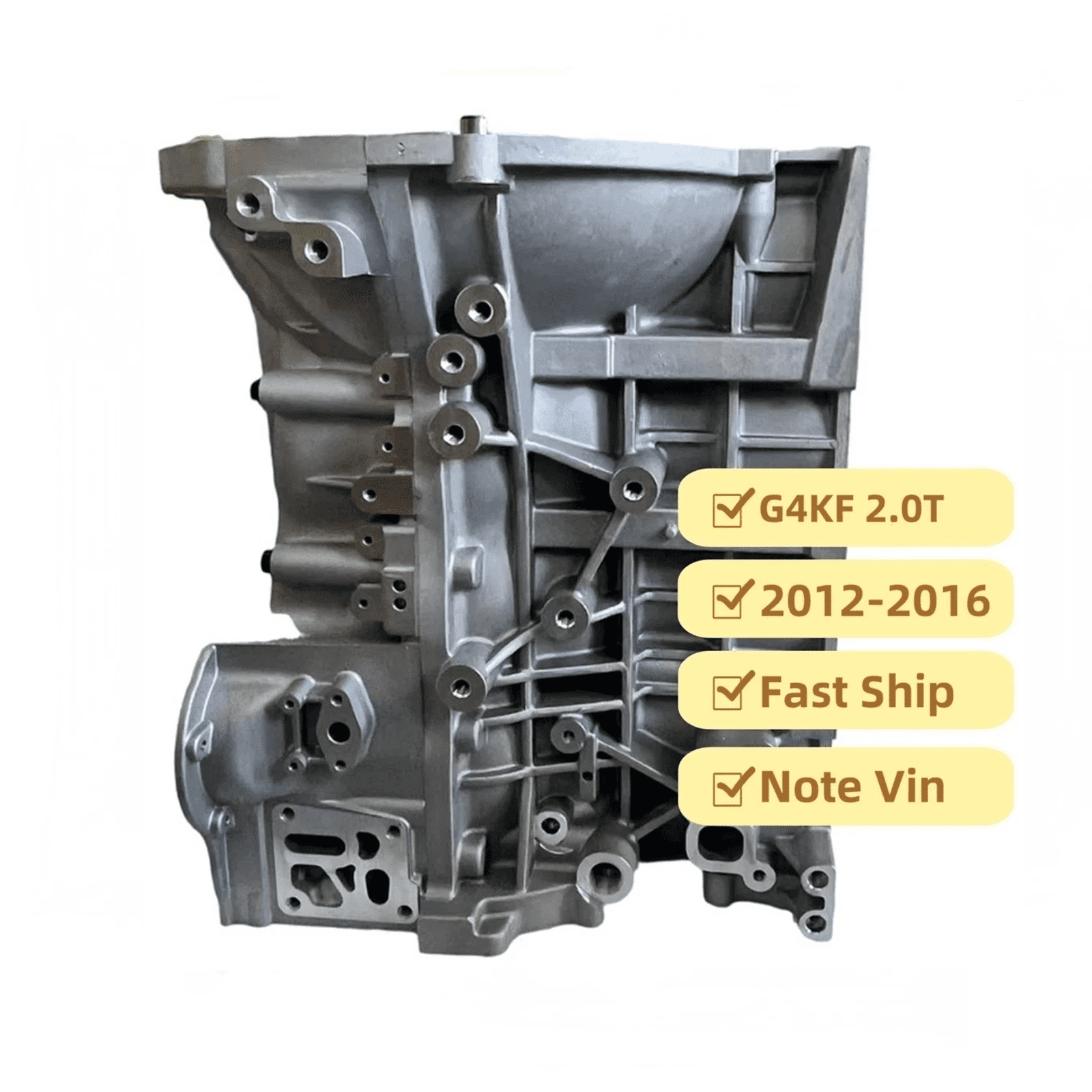 Short block Engine For 12-16 Hyundai Creta Elantra Sonata Tucson Kia ...