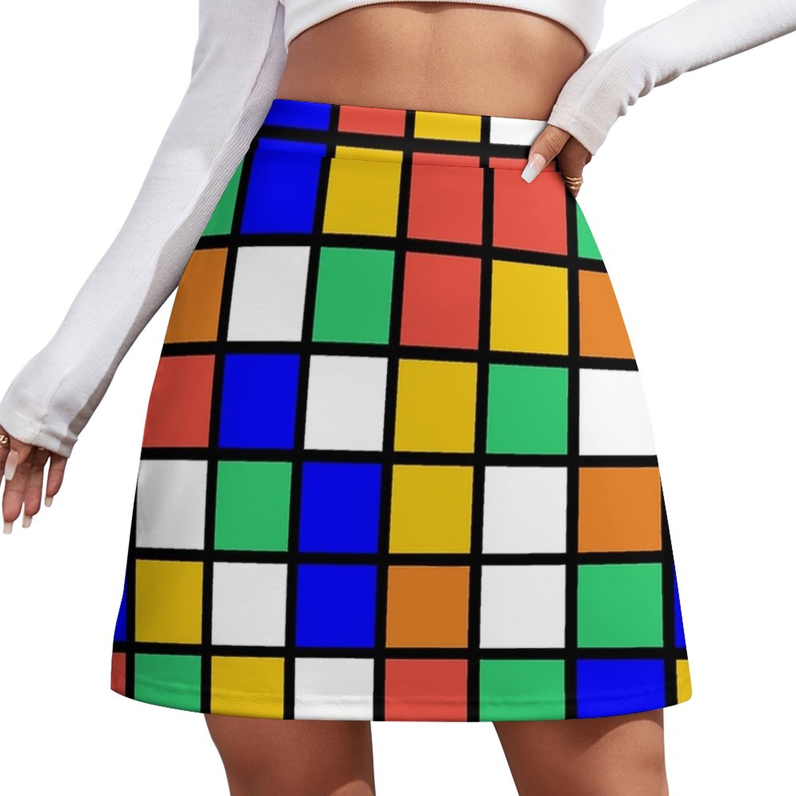 Short skirt Cubies Background Mini Skirts korean style clothes ...