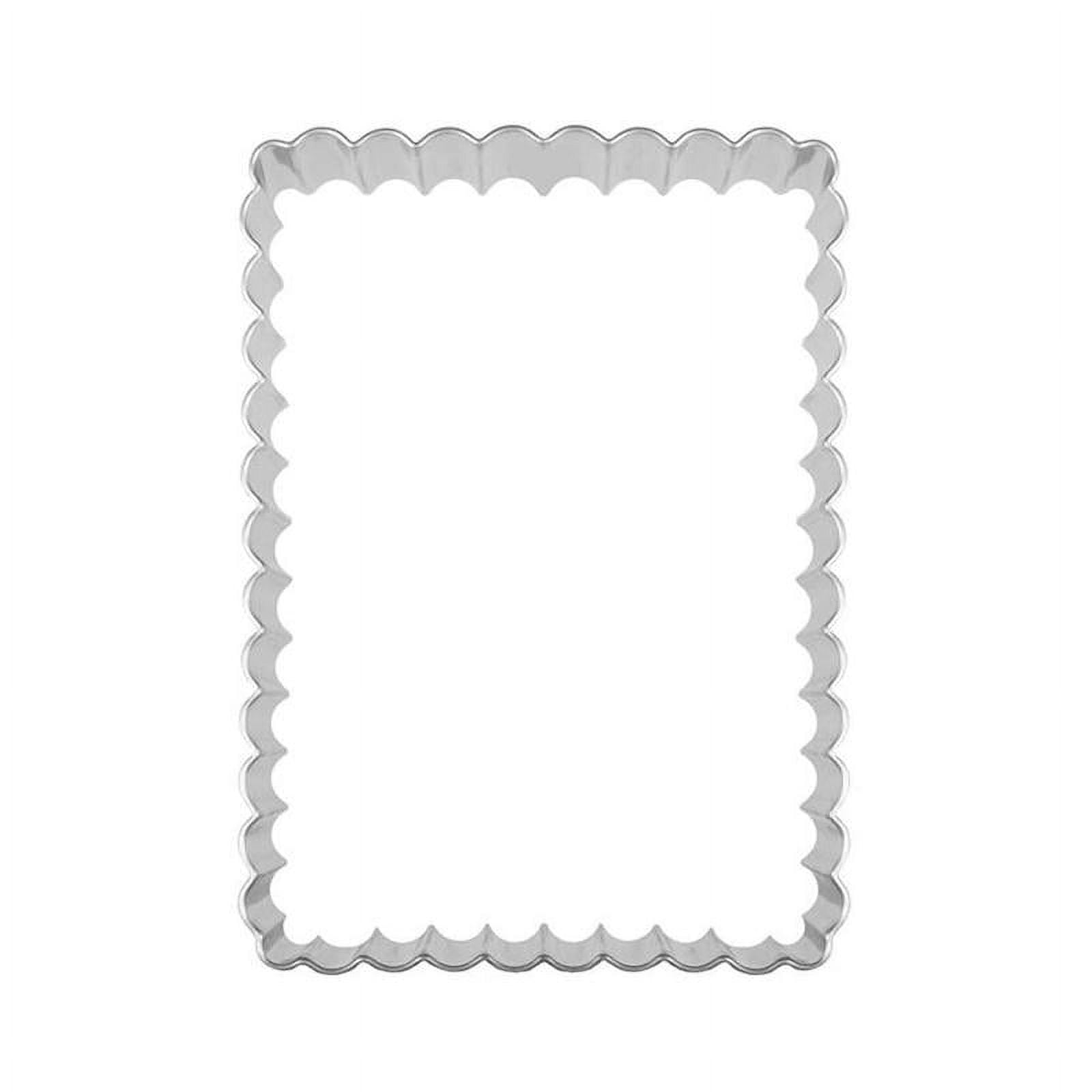 Shortbread Cookie Steel Fluted Rectangle Cookie and Cake Biscuit N9F8 ...