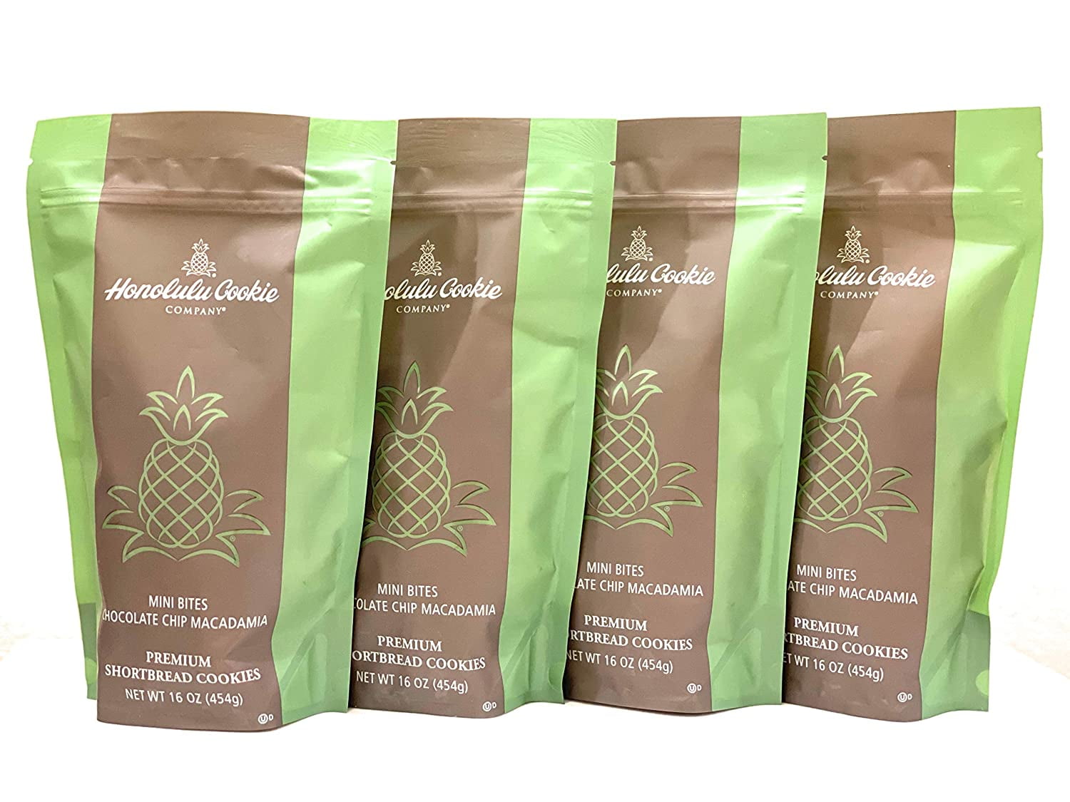 Shortbread Cookies - 16 oz Mini Bites Chocolate Chip Macadamia ...