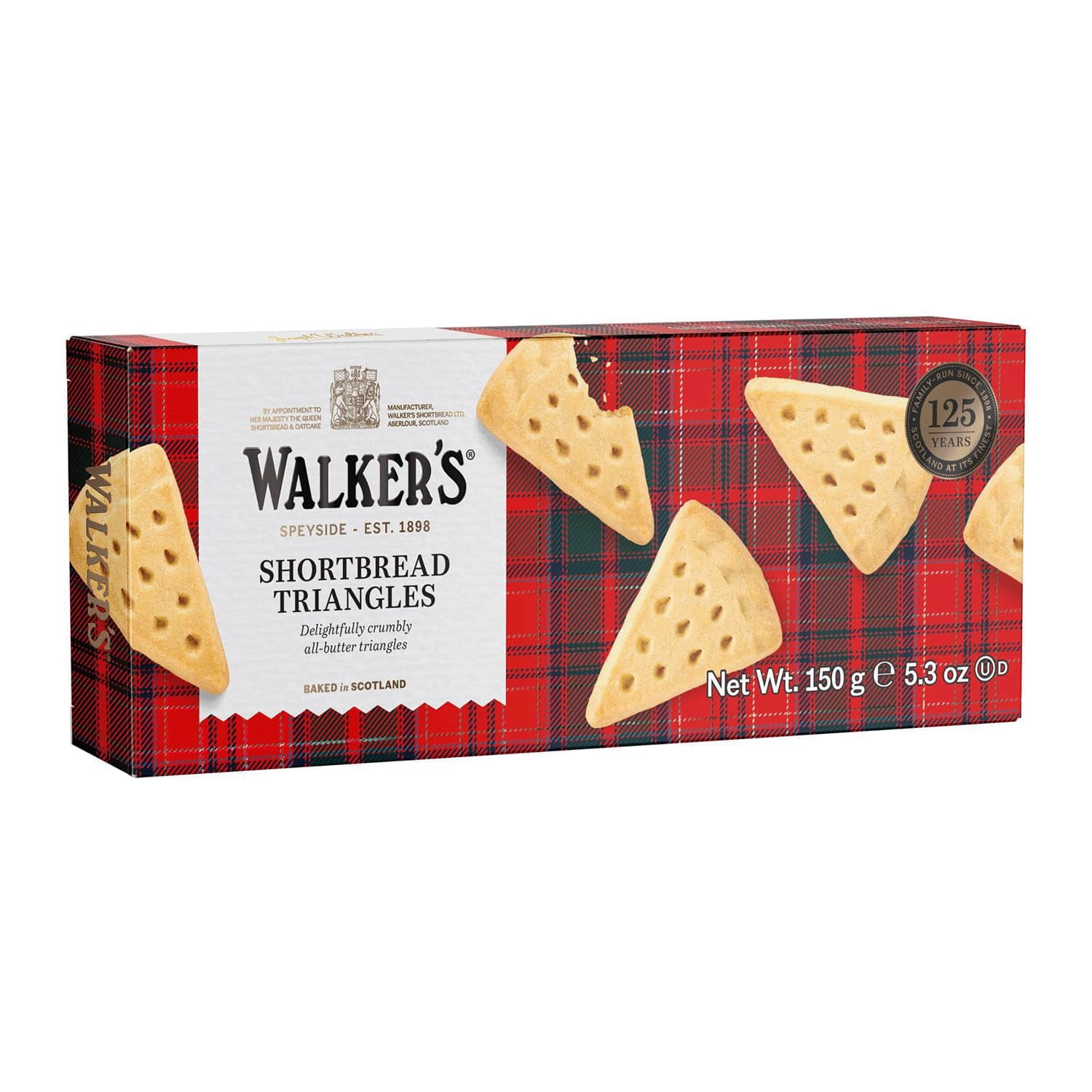 Walker's Shortbread Triangles, All-Butter Shortbread Cookies, 5.3 Oz ...