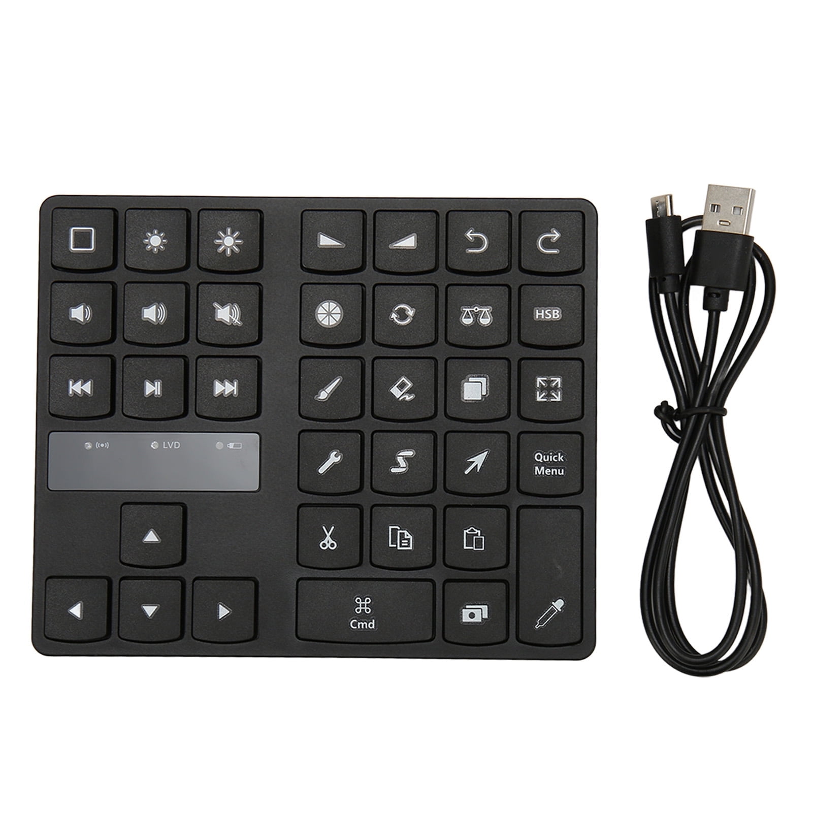 Shortcut Keyboard for Procreate, Wireless Express Key Remote Control ...