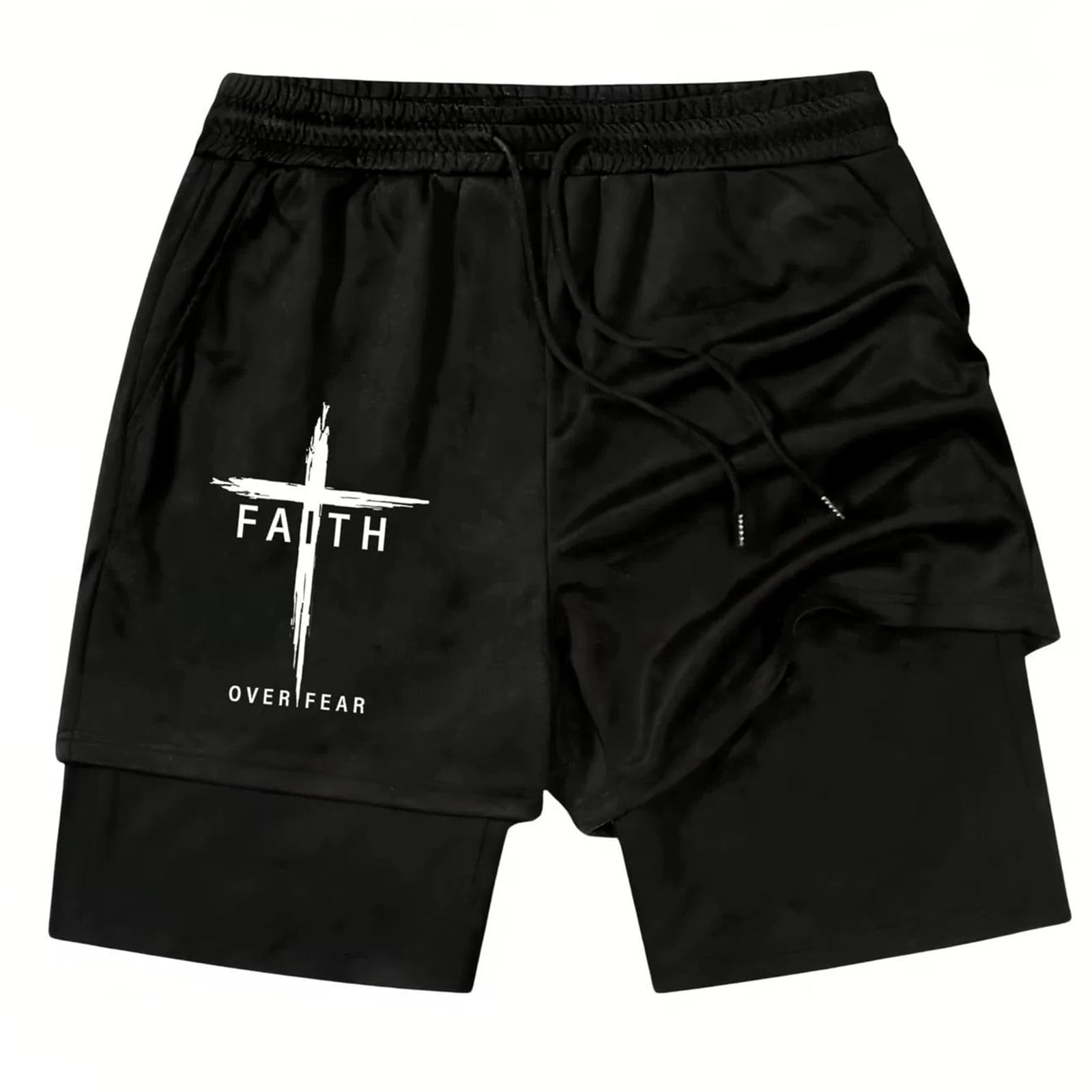 Shorts Men Men's Double Lined Fashionable Shorts for Adults Fitness and ...