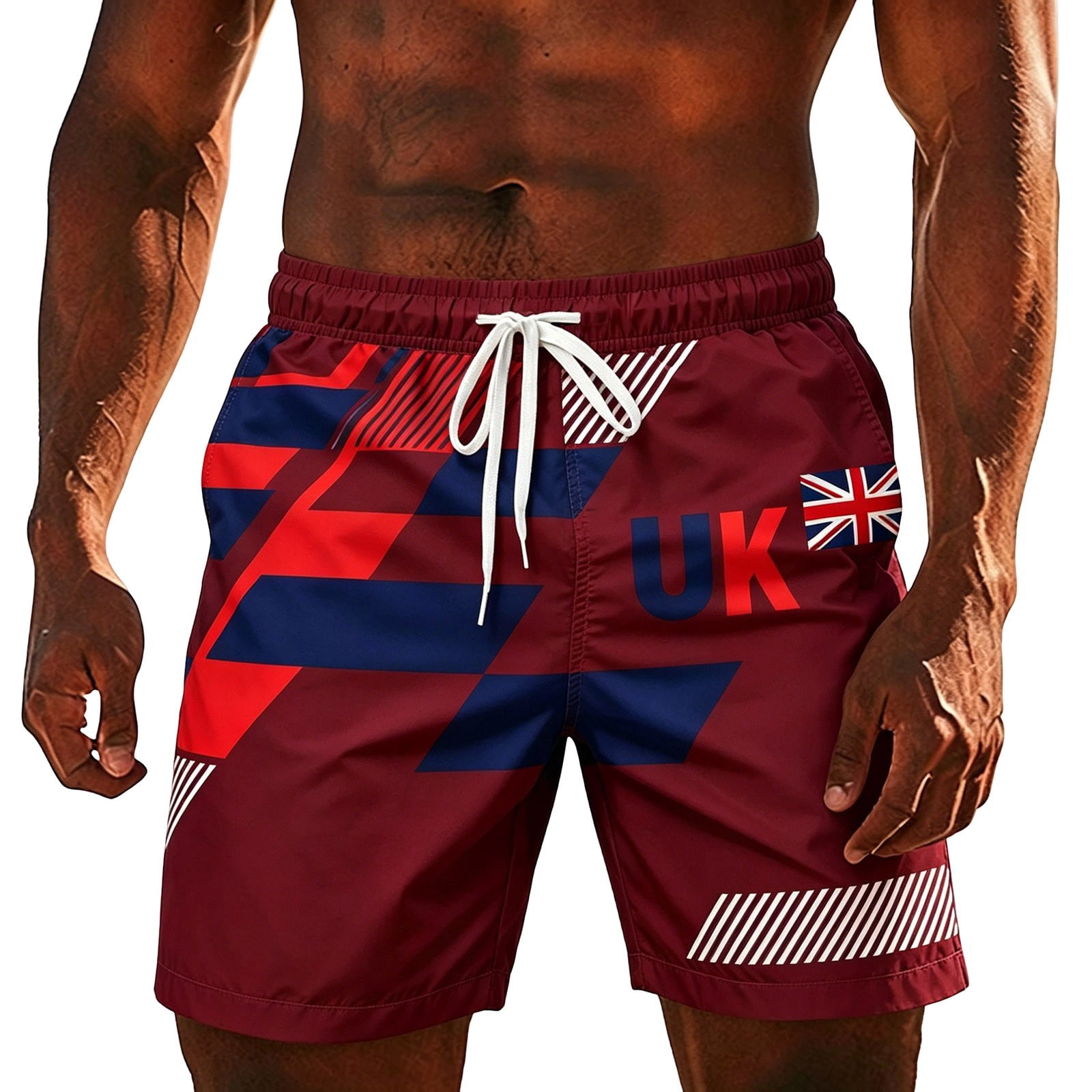 Shorts for Men Men's Versatile Casual Shorts Four Way Stretch Beach in ...