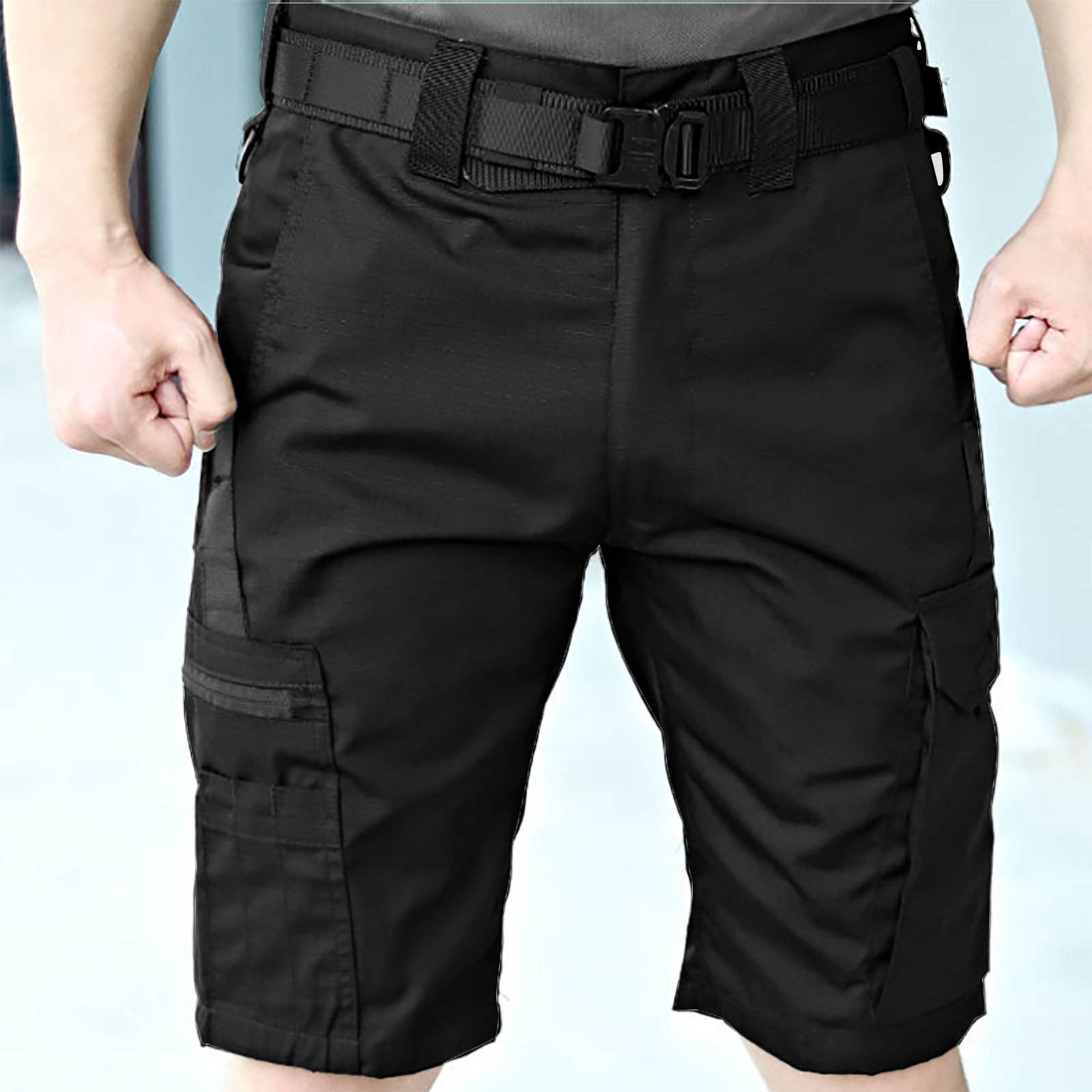 Shorts Men Pants Pocket Water Ripstop Hiking Pants Lightweight Cargo ...