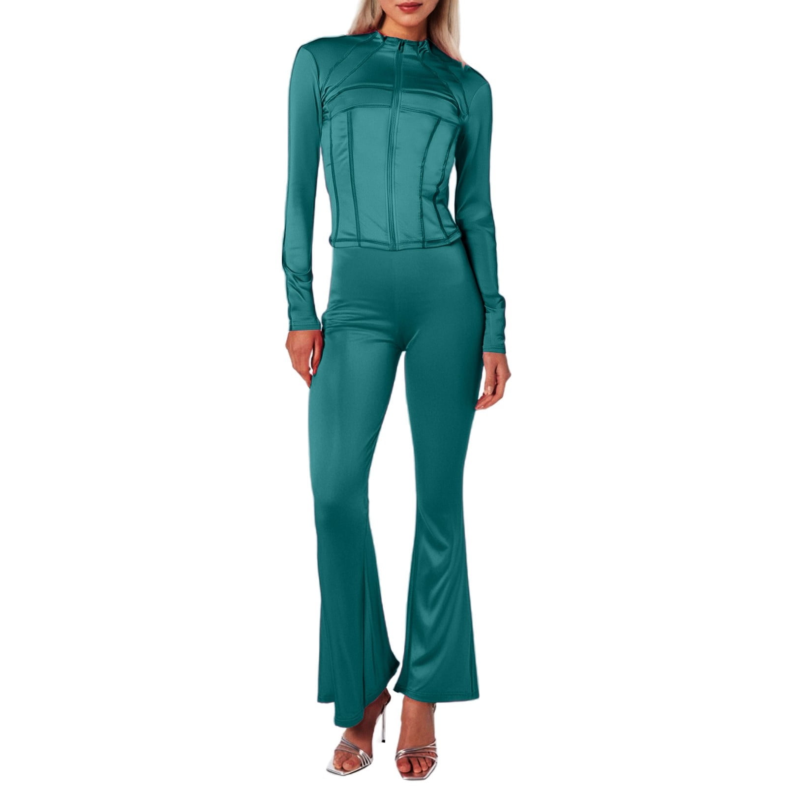 Shorts Sets Women 2 Piece Outfits Women's Sporty Casual Sexy Tight Long ...