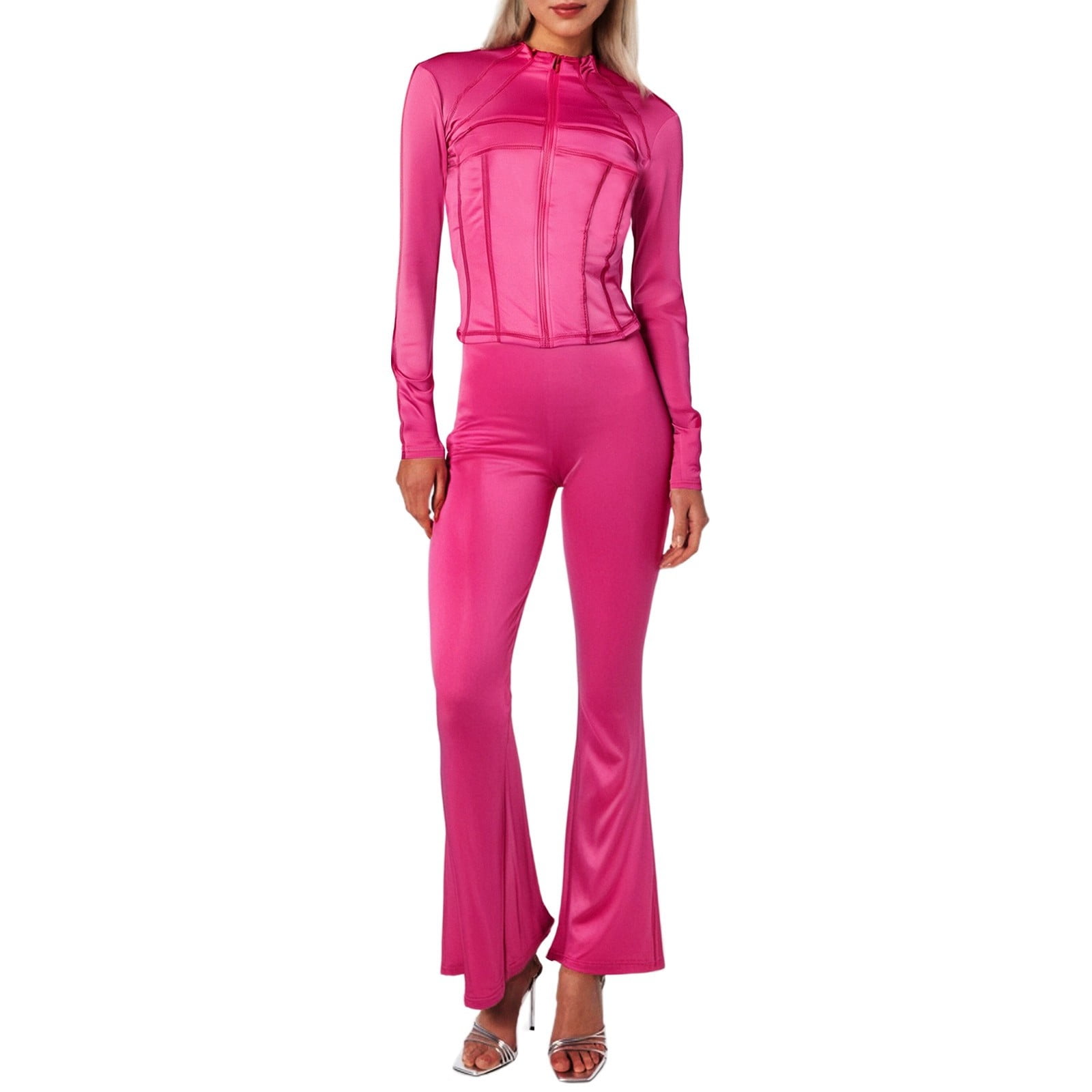 Shorts Sets Women 2 Piece Outfits Women's Sporty Casual Sexy Tight Long ...