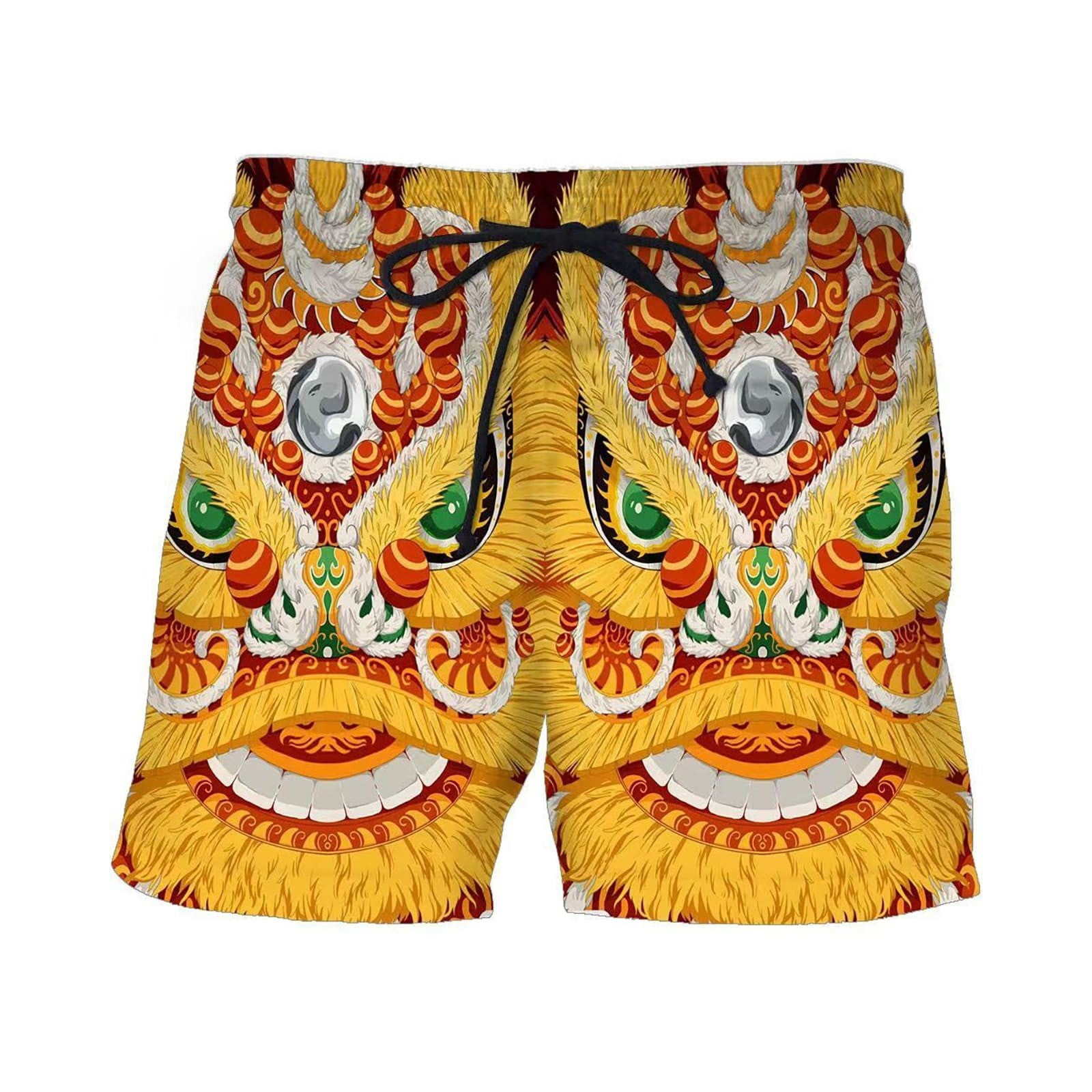 Shorts for Men 2025 New Wake Series 3D Printed Wocasual Fashion Sports ...