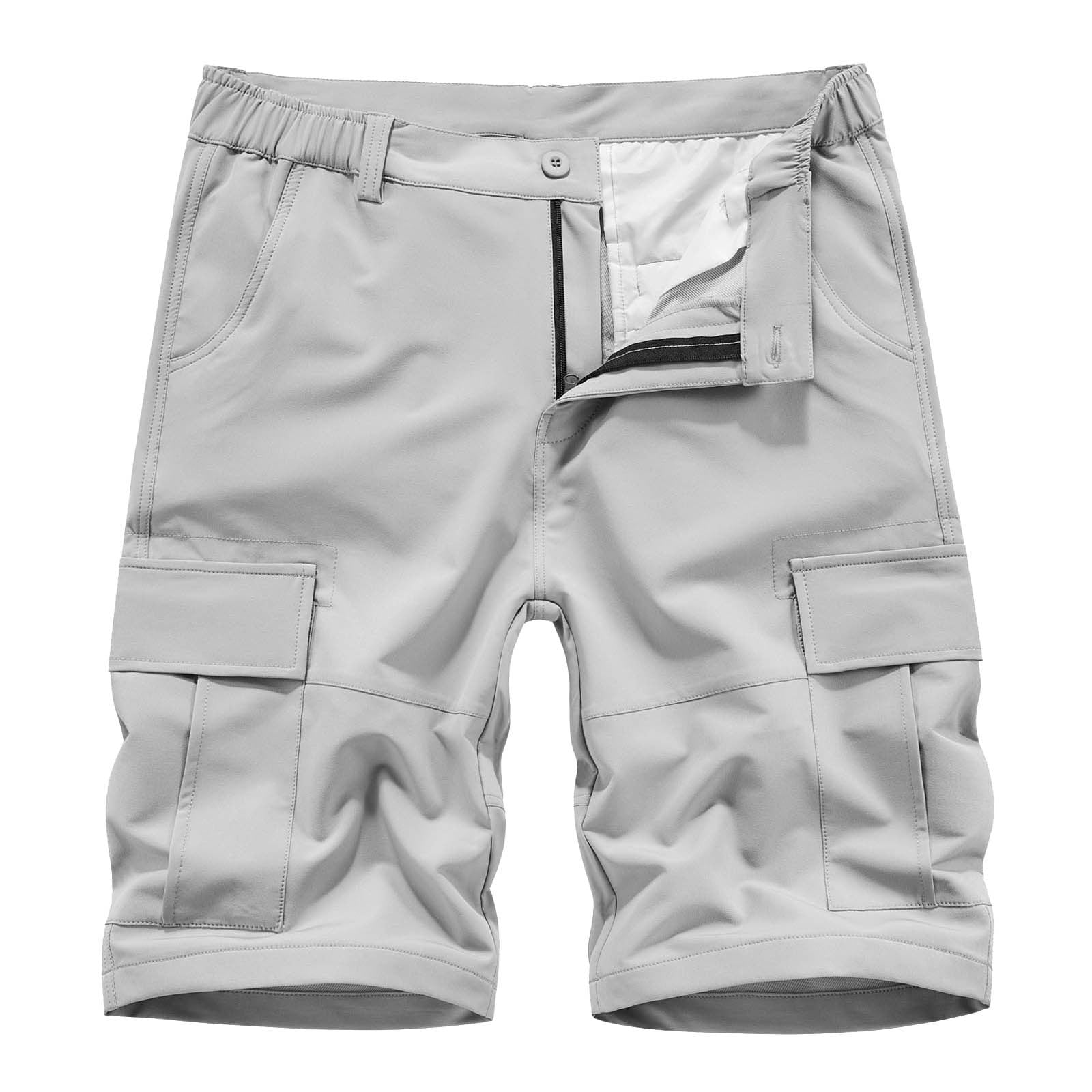 Shorts for Men Men's Slim Fit Stretch Denim Shorts Ripped Skinny Jean ...