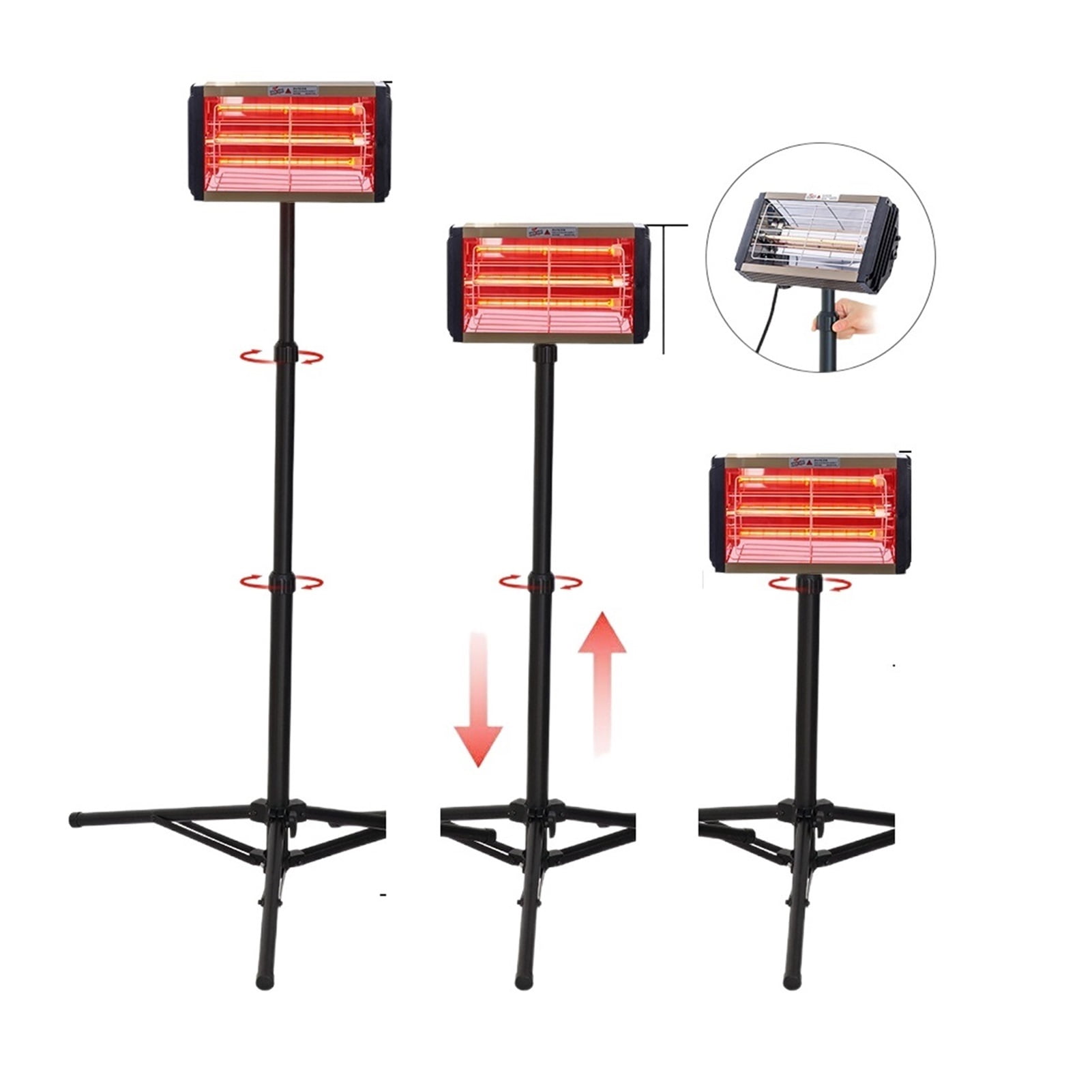 Shortwave Infrared Dryer Paint 1000W Infrared Paint Curing Lamp ...