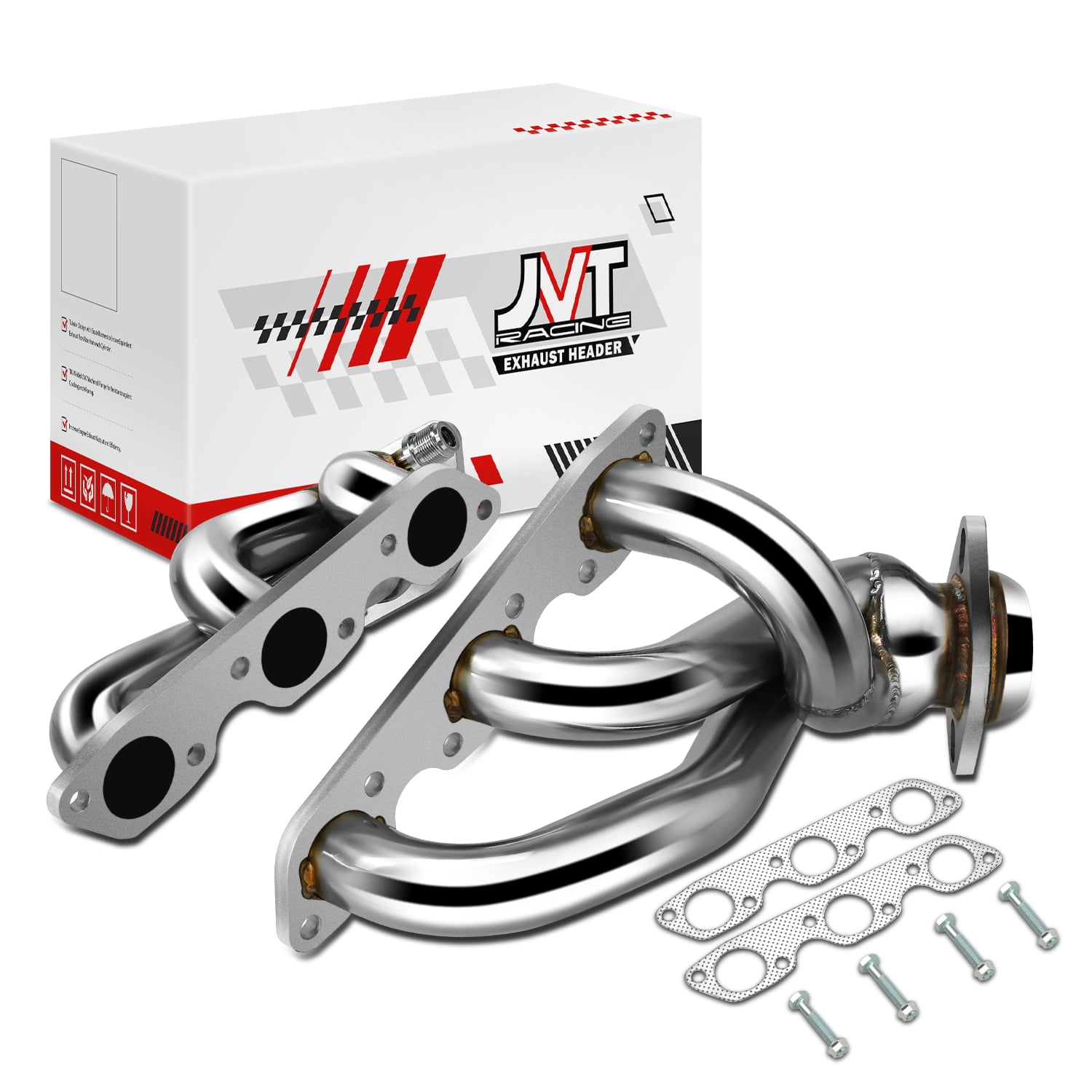 Shorty Stainless Steel Exhause Manifold Header For 99-04 Ford Mustang ...