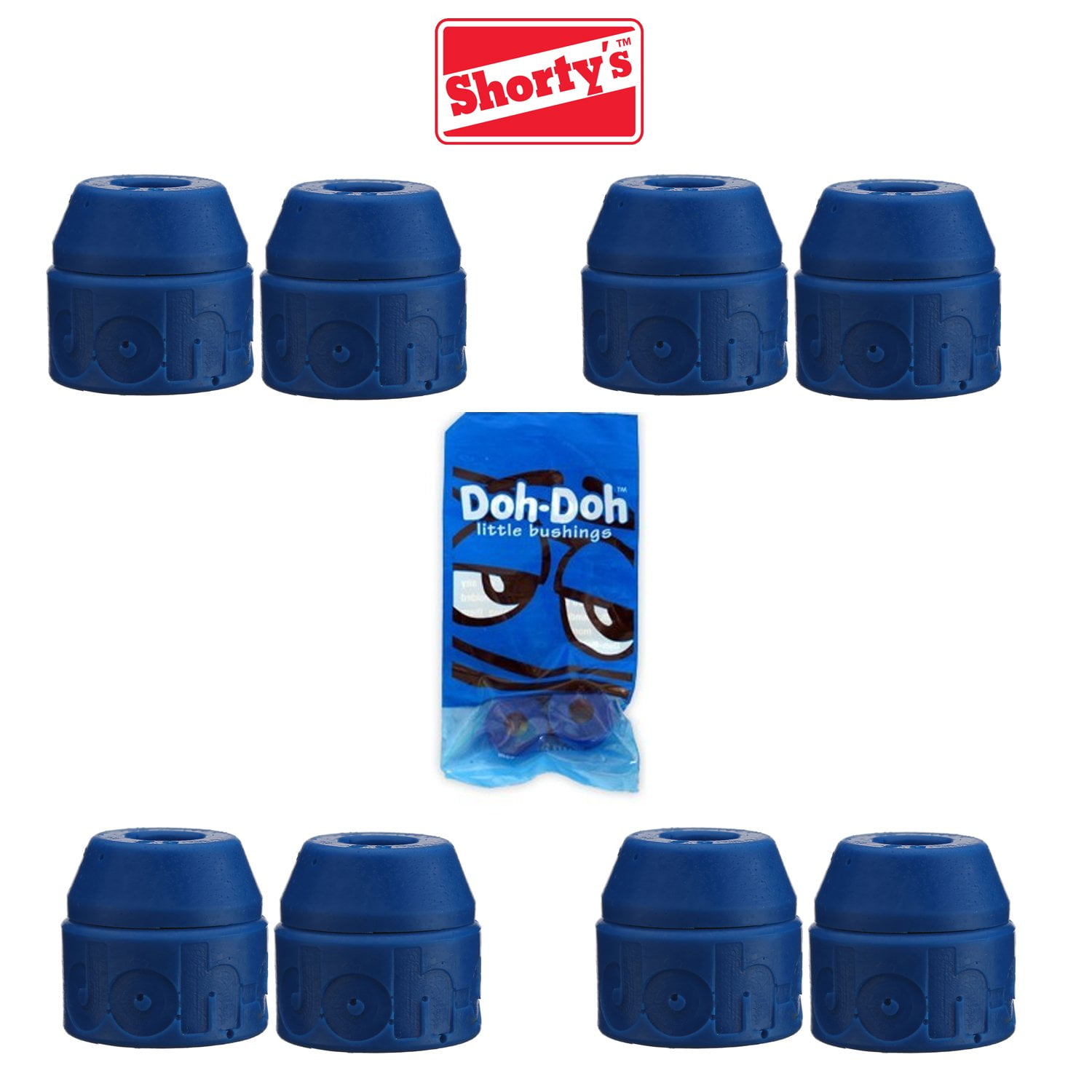 Shorty's 5 Pack (10 Pair) Doh Doh Blue 88A - Walmart.com