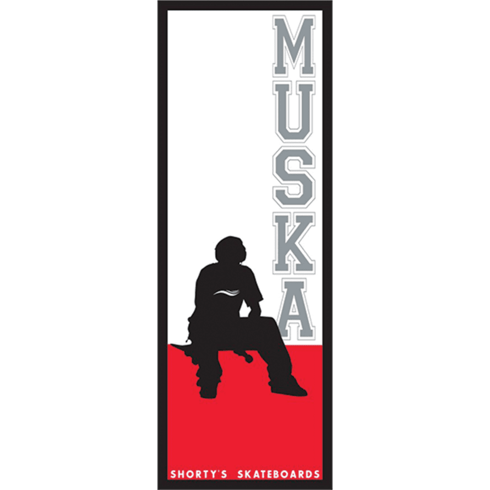 Shortys Muska Board Logo 3.6" Decal - Walmart.com