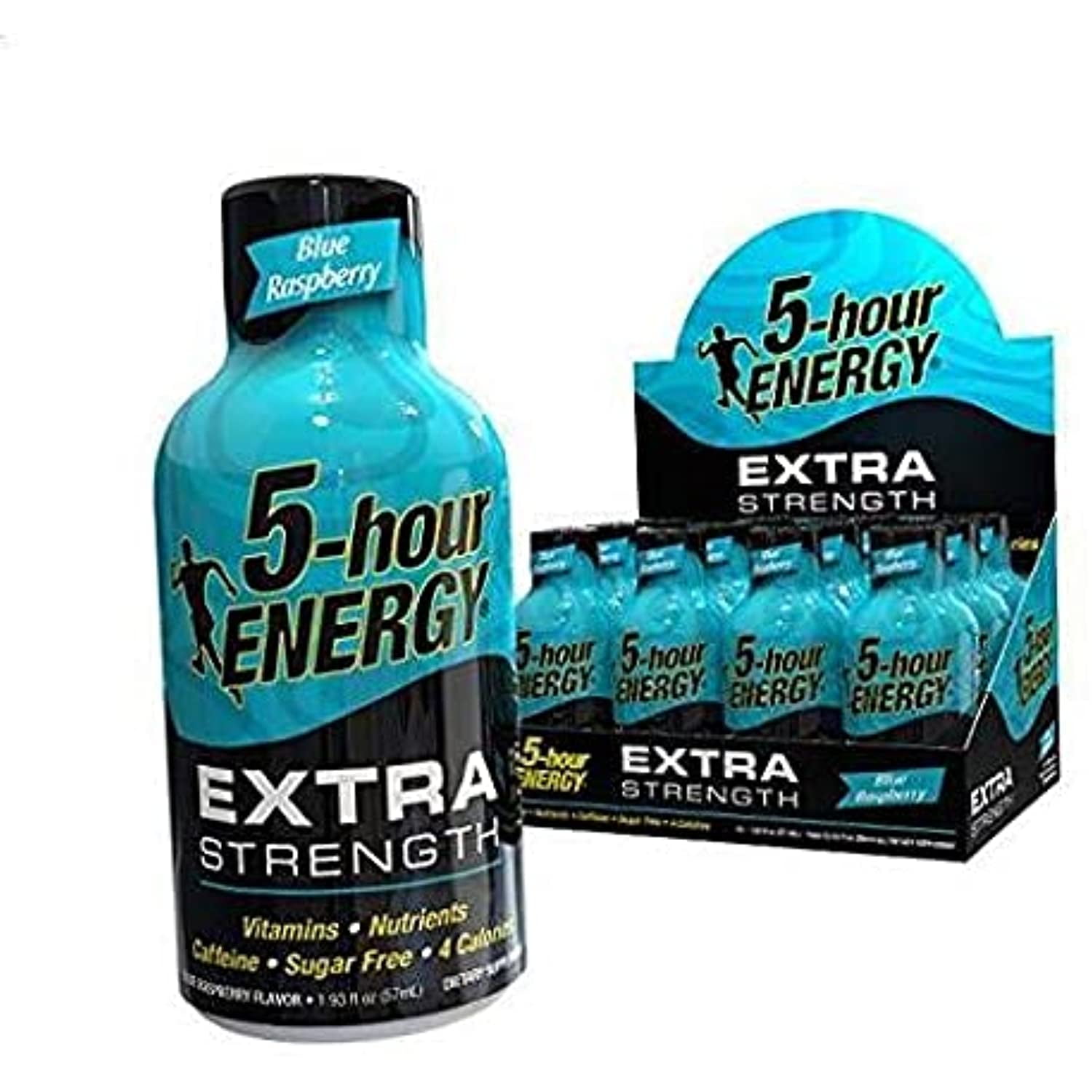 Shot, Extra Strength Blue Raspberry, 1.93 Ounces 12 Count .3 Pack ...