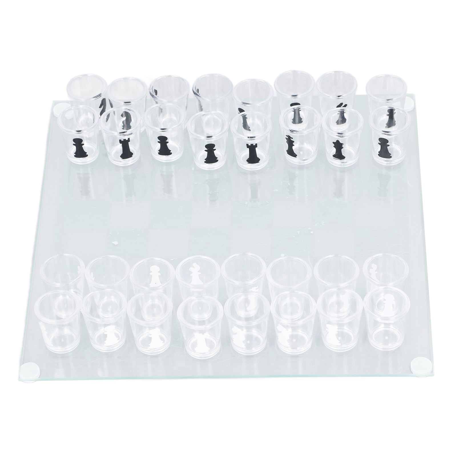 Shot Glass Chess Set: Fun Drinking Game For Parties, Travel Nights In ...