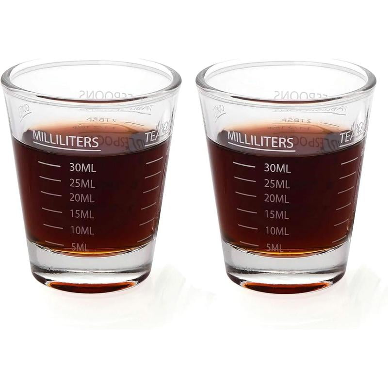 Shot Glasses Measuring cup Liquid Heavy Glass Wine Glass Espresso Shot ...