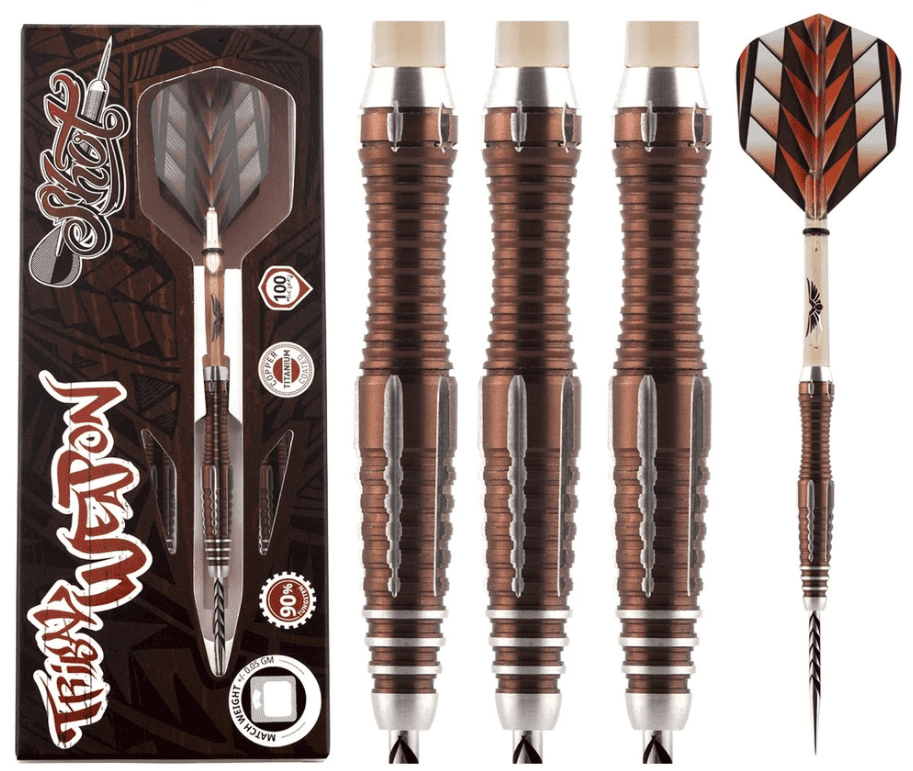Shot Tribal Weapon 1 Series Steel Tip Darts - 25g - Walmart.com