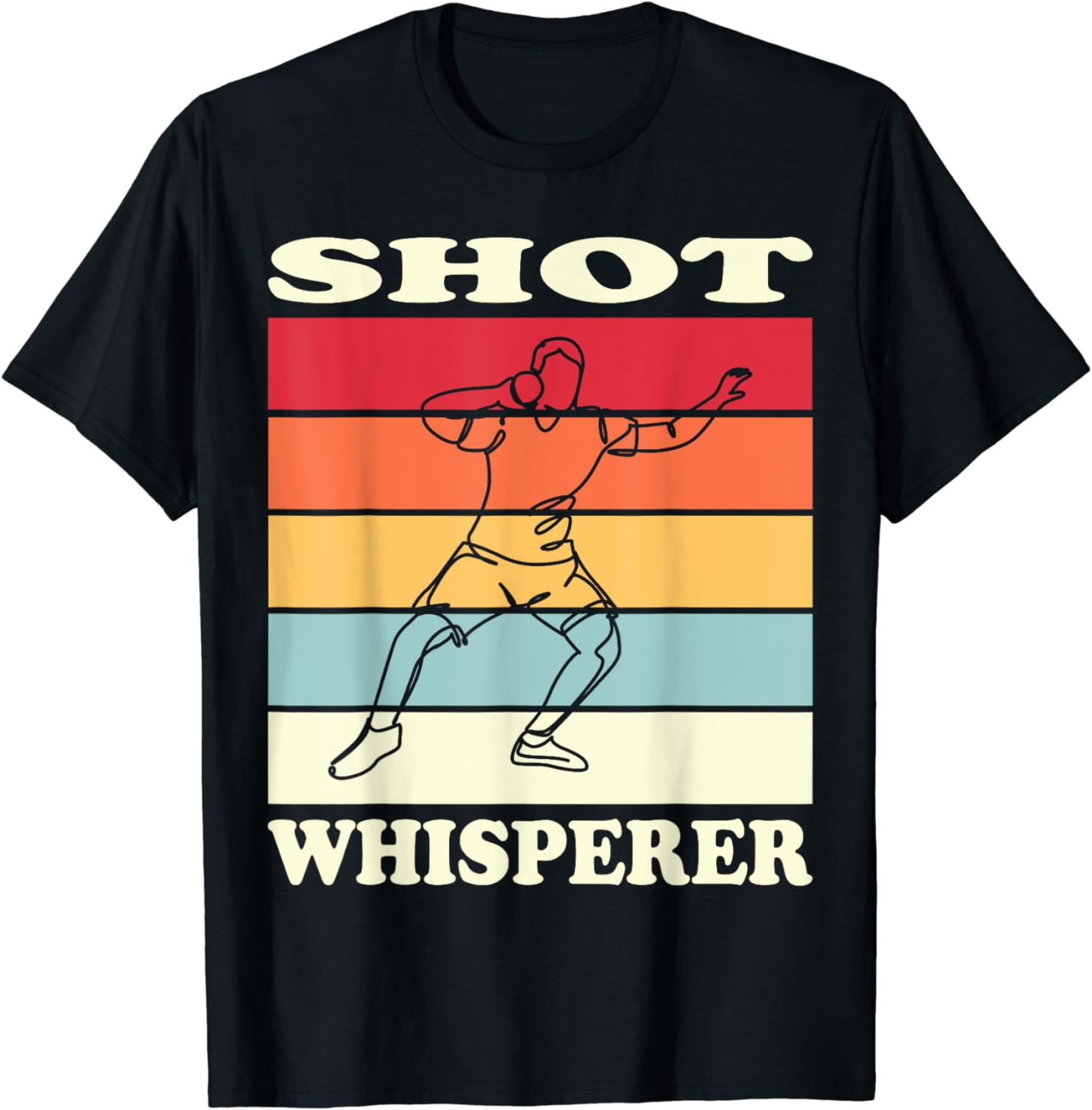 Shot Whisperer shot put coach T-Shirt - Walmart.com