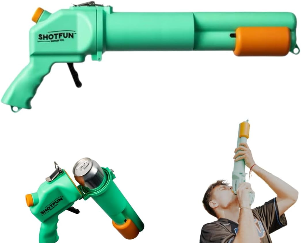 Shotfun (Aqua, Slim Can) - Innovative Shotgun Tool for 12 oz Cans ...