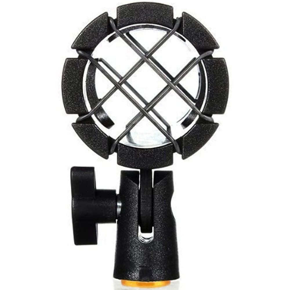 Shotgun Microphone Holder with Cold Shoe Attachment, Anti Vibration ...