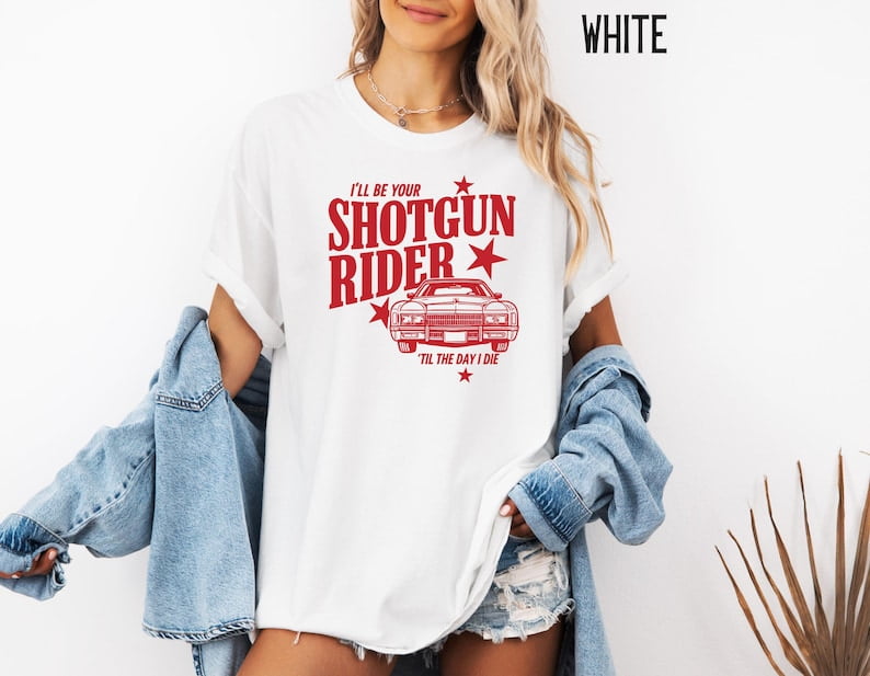 Shotgun Rider Tee – Cowboy Carter Shirt – Western Rodeo Cowgirl Tee ...