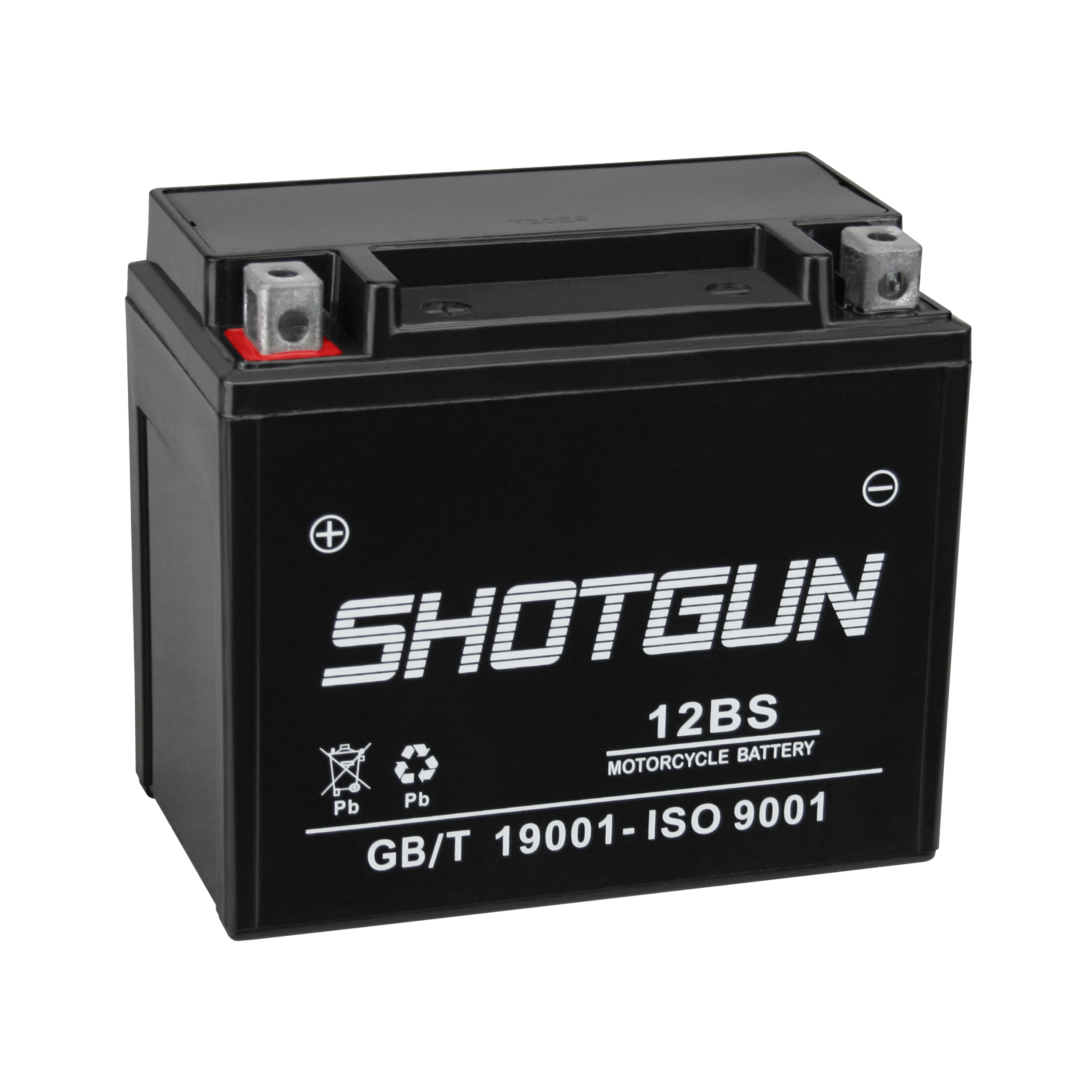 Shotgun YTX12-BS Motorsports Battery Compatible with Kawasaki VN900C ...