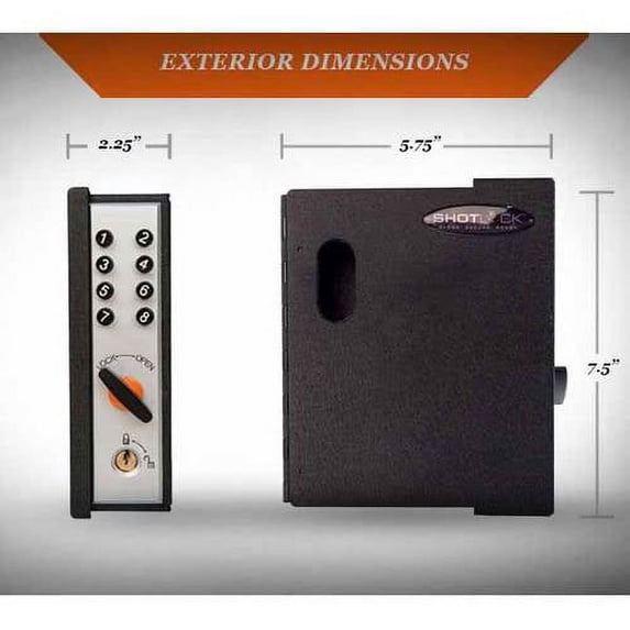 ShotLock, Shotgun Safe, 200M, Mechanical Lock, No Electronics - Walmart.com