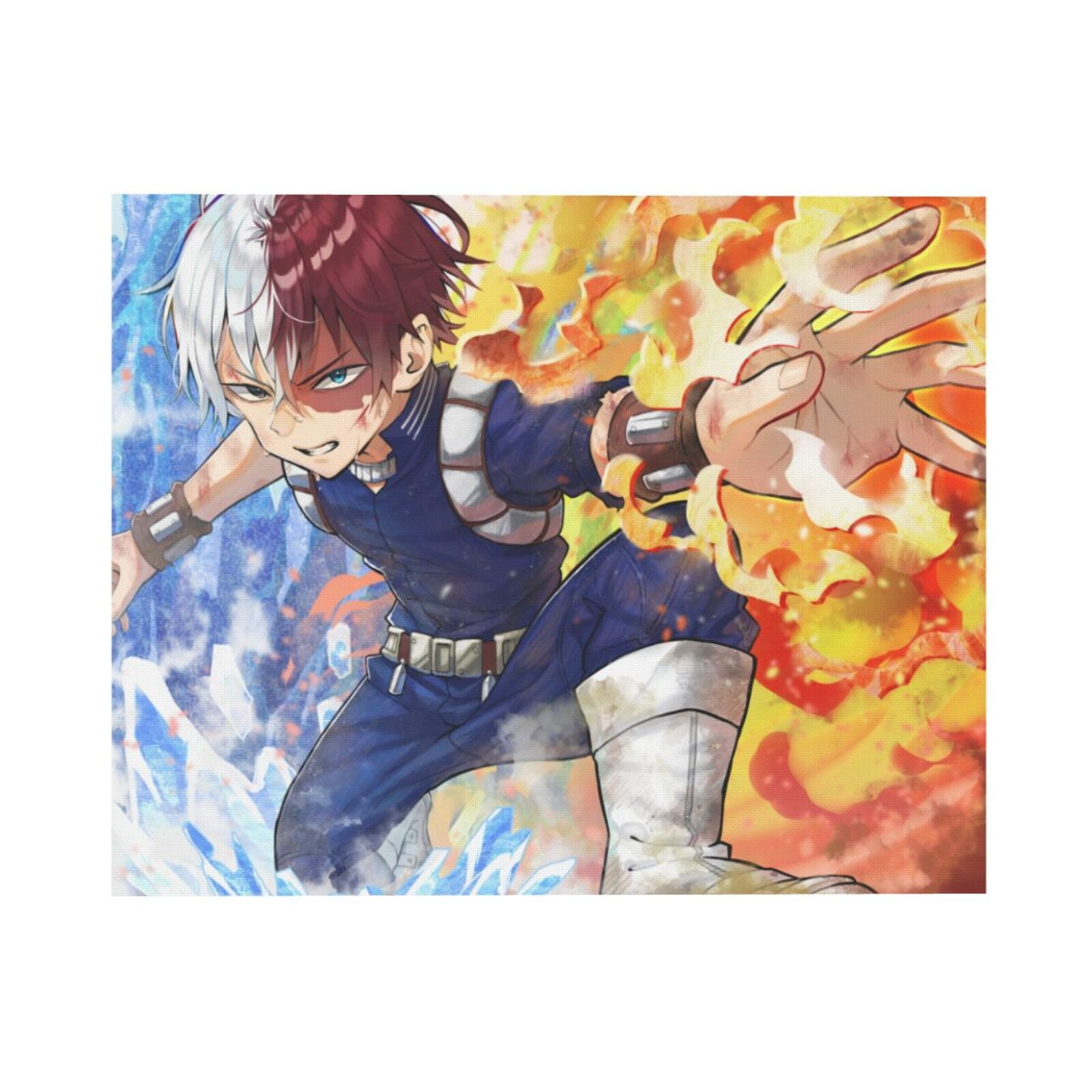 Shoto Todoroki My Hero Academia Canvas Decorative Poster Unframed Wall ...