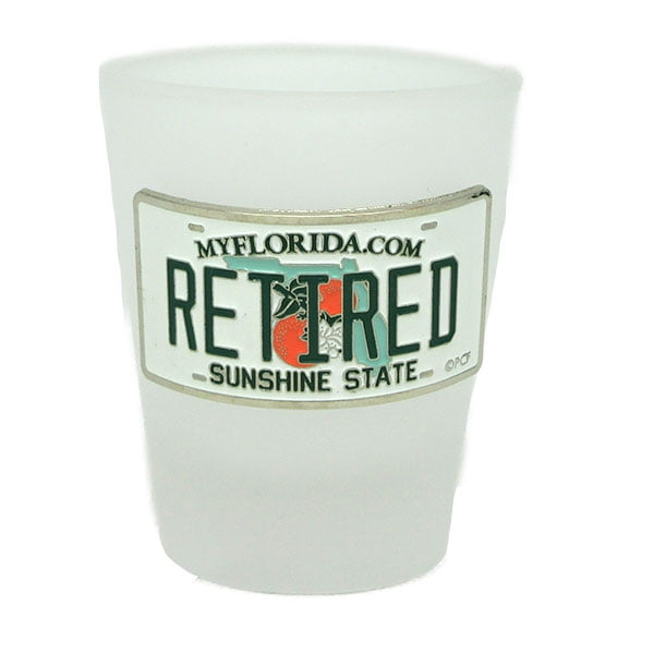 Shots Frosted with Meta Retired License Plate Florida - Walmart.com