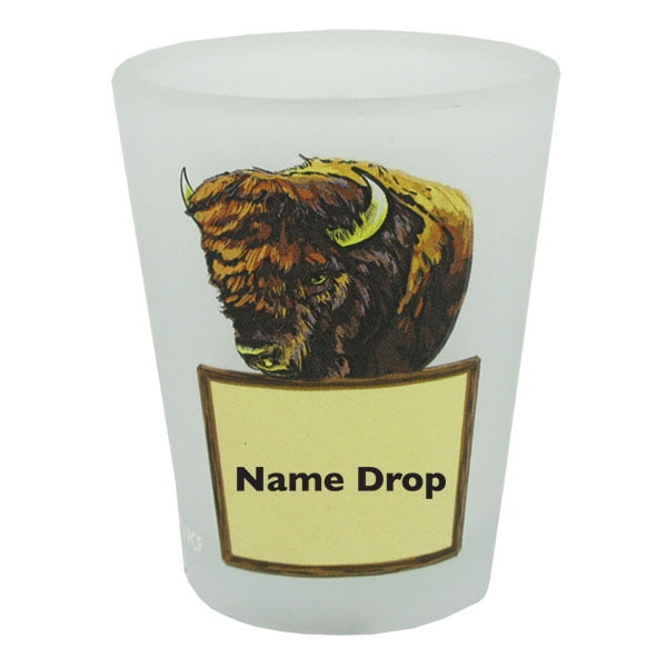 Shots Imprint Frosted Bison Illustration Imprintable - Walmart.com