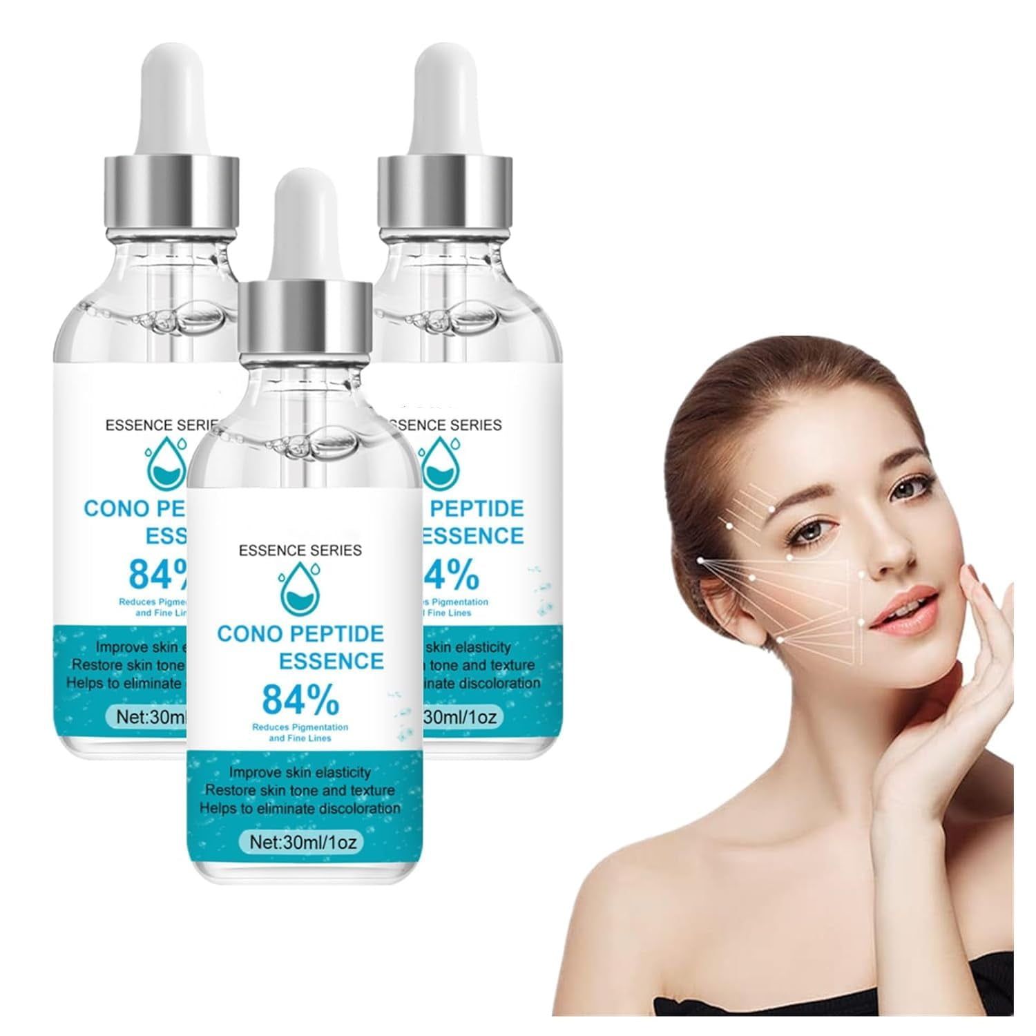 ShouWei Cono Peptide Essence 84% - Cono Peptide Essence Anti-Aging ...