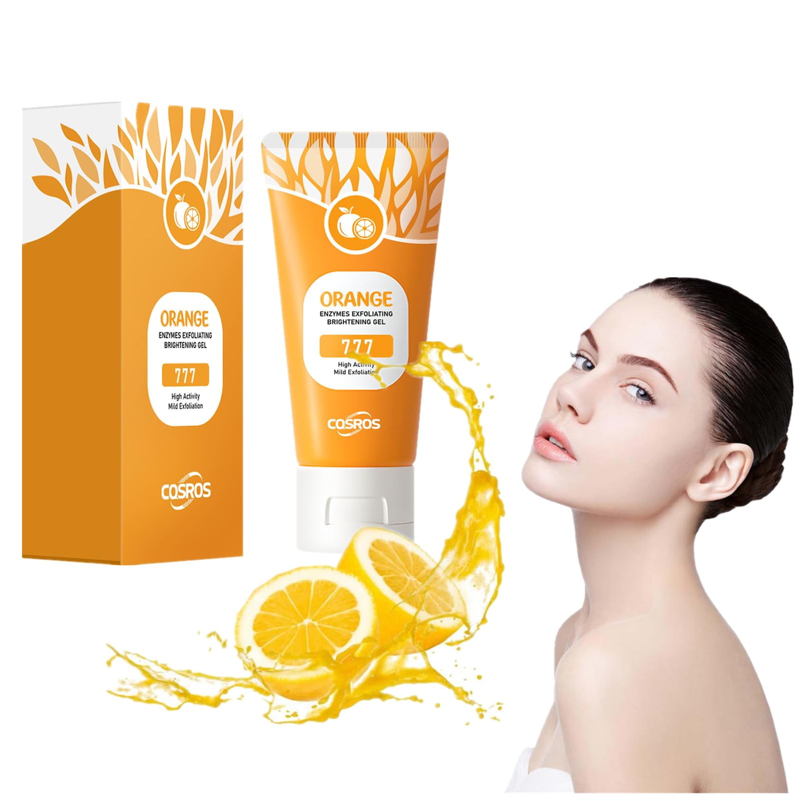 ShouWei Skin Care Face Scrub Peeling Gel with Orange - Orange ...