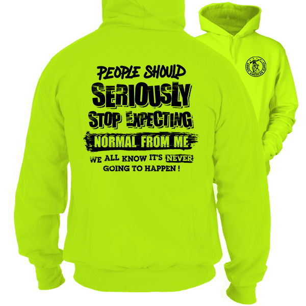 Should Stop Expecting - Safety Yellow Hoodie - Walmart.com