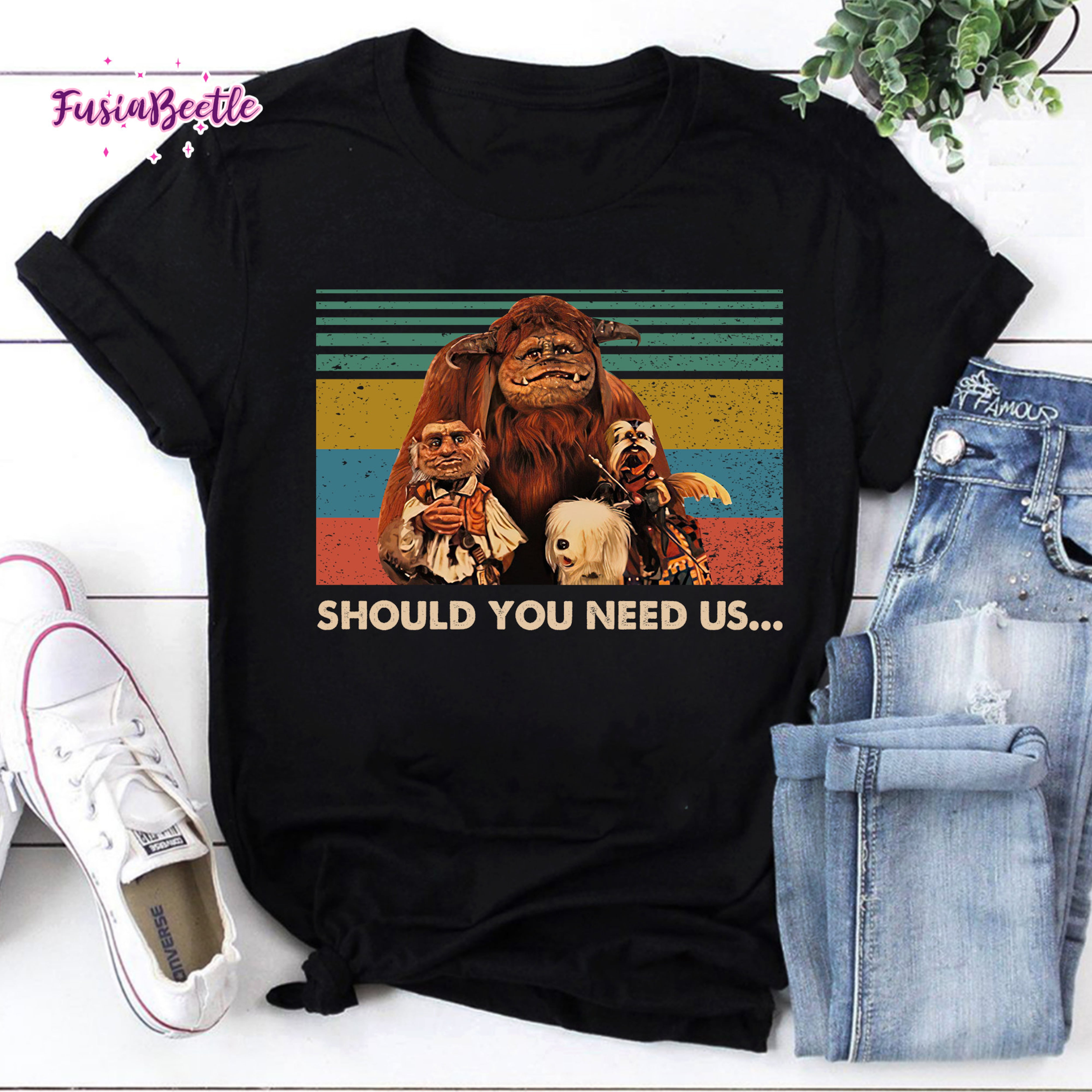 Should You Need Us Labyrinth Vintage T-Shirt, Labyrinth And Friends ...