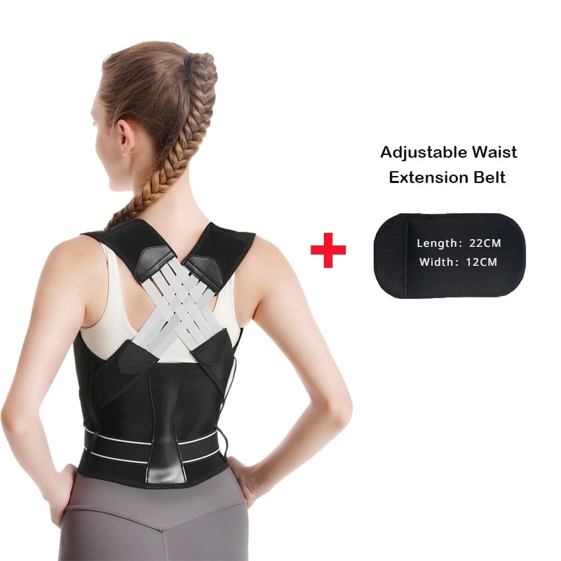 Shoulder And Back Posture Correction with Camel Straps Adult Body Shape ...