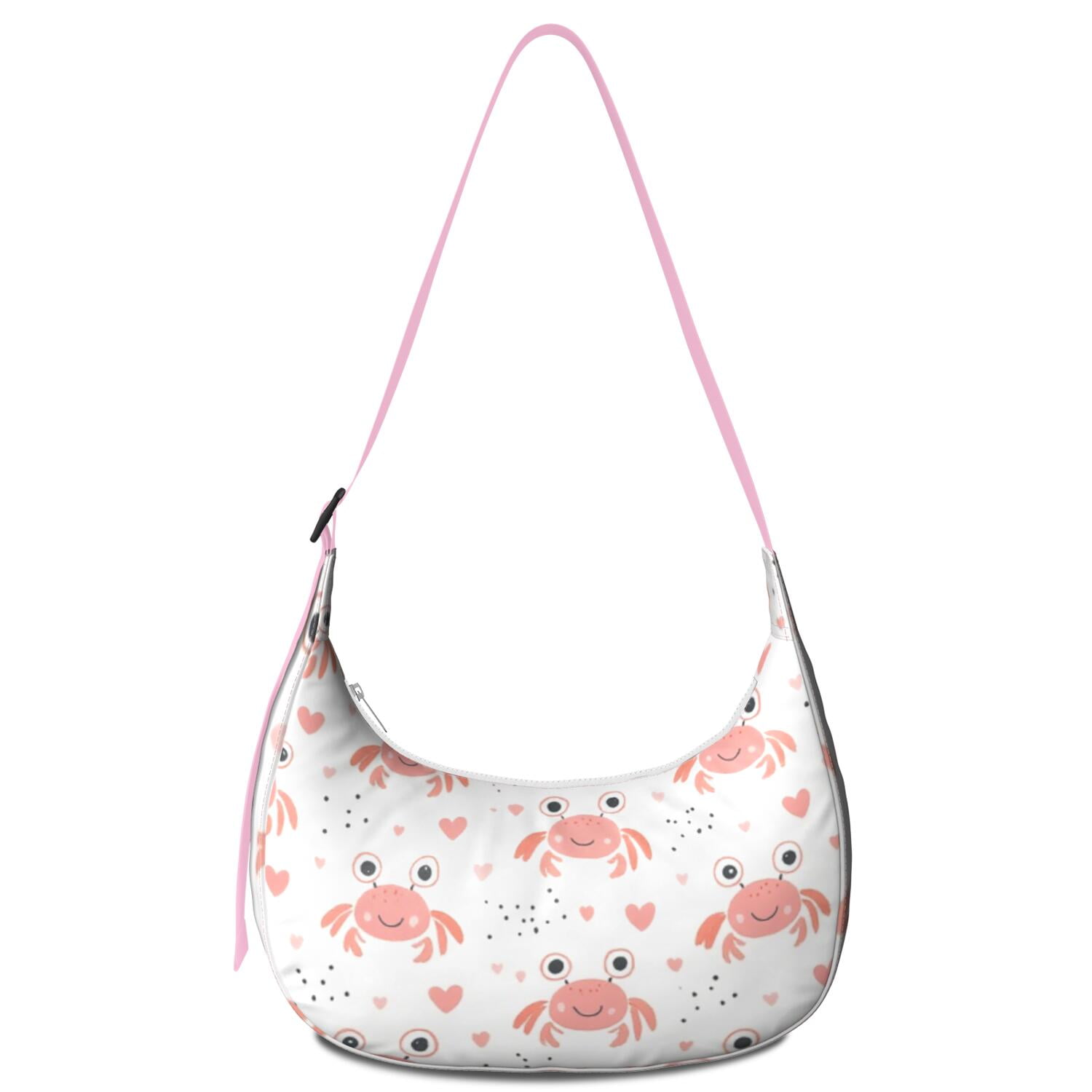 Shoulder Bag Marine Adorable Crab Small Crossbody Purse for Office ...
