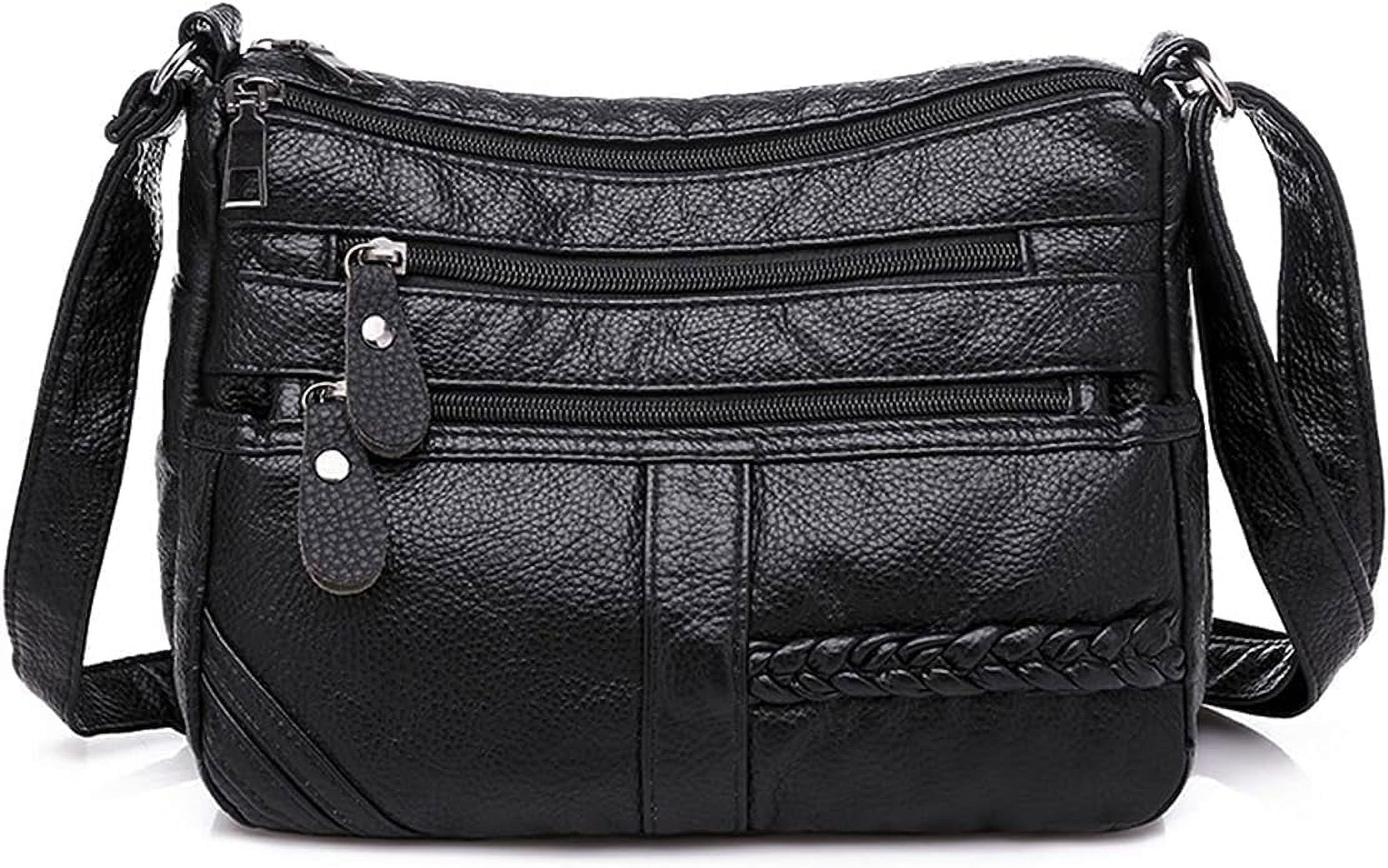 Shoulder Bag for Women, Soft PU Leather Purses with Multi Pockets ...