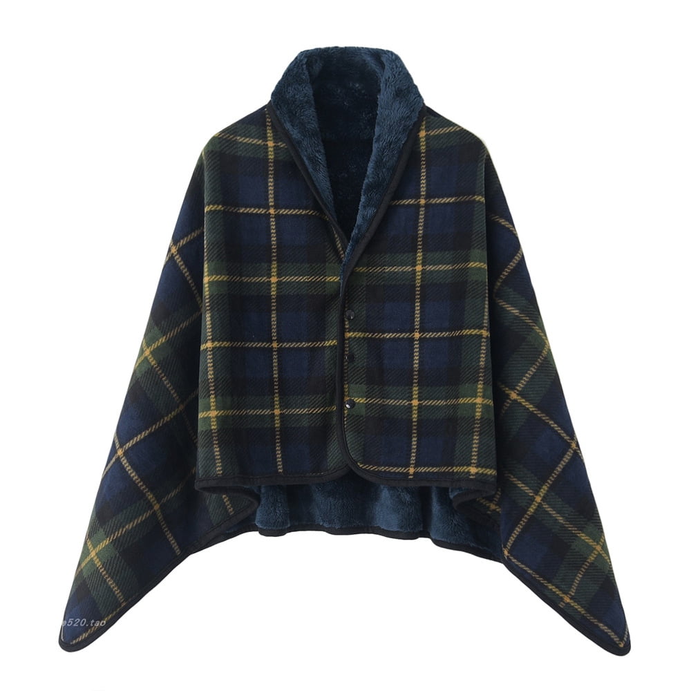 Shoulder Blanket for Women - Wearable Thickening Shoulder Shaw with ...