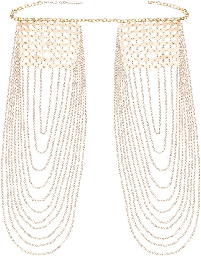 Shoulder Chain Body Jewellery Chain Tassels Necklace Jewellery Body ...